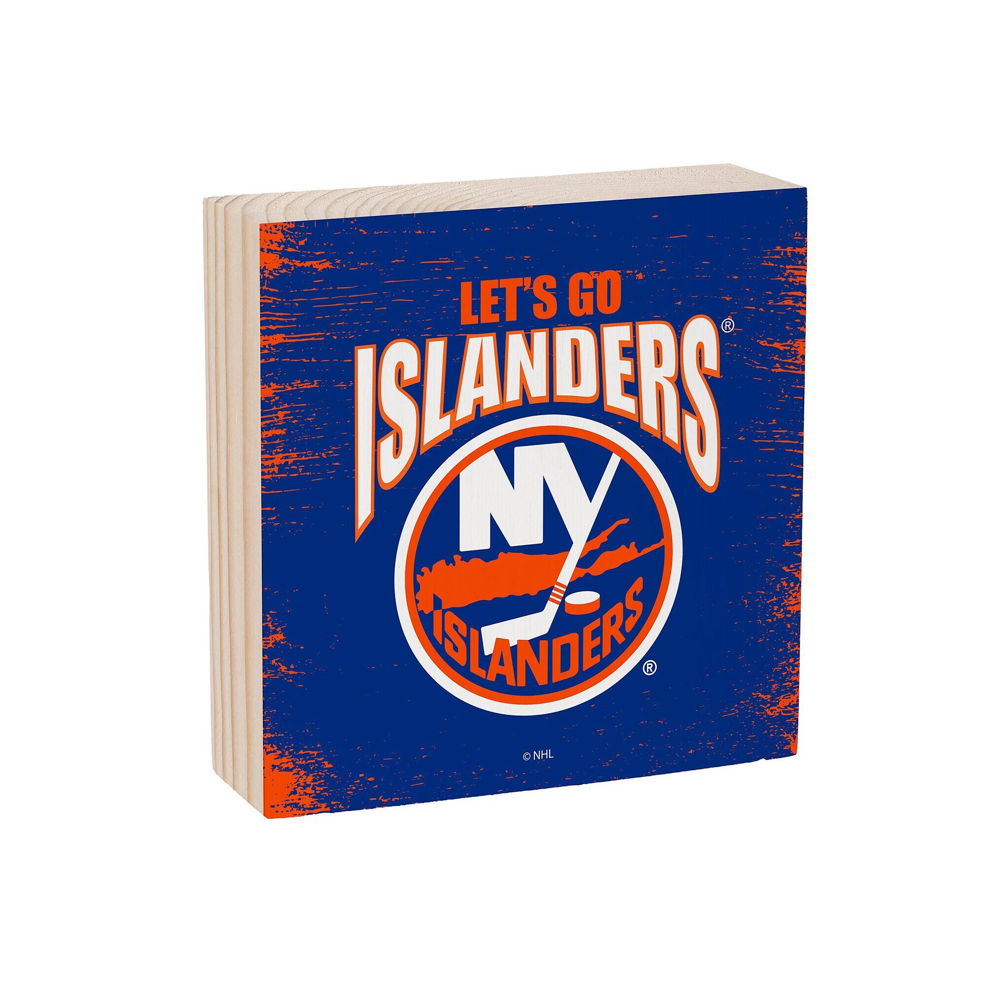 Evergreen Enterprises New York Islanders 6" Square Fan Chant Wood Block ...
