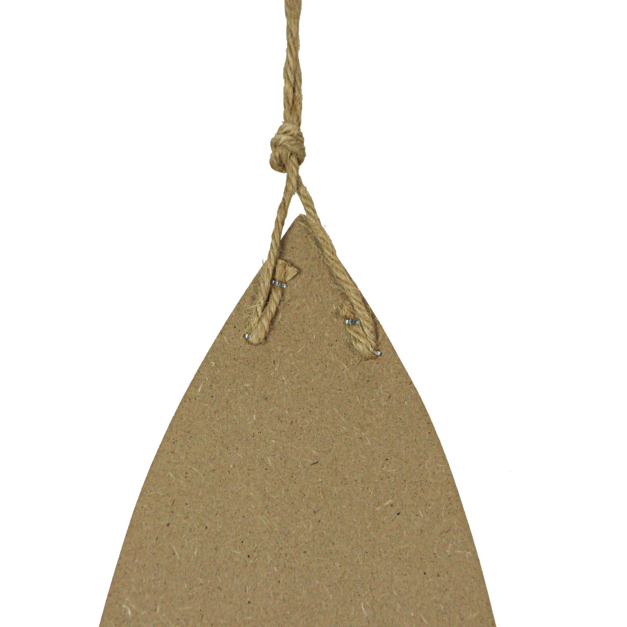Things2Die4 16 Inch Carved Wood & Metal Surfboard Wall Hanging Beach ...