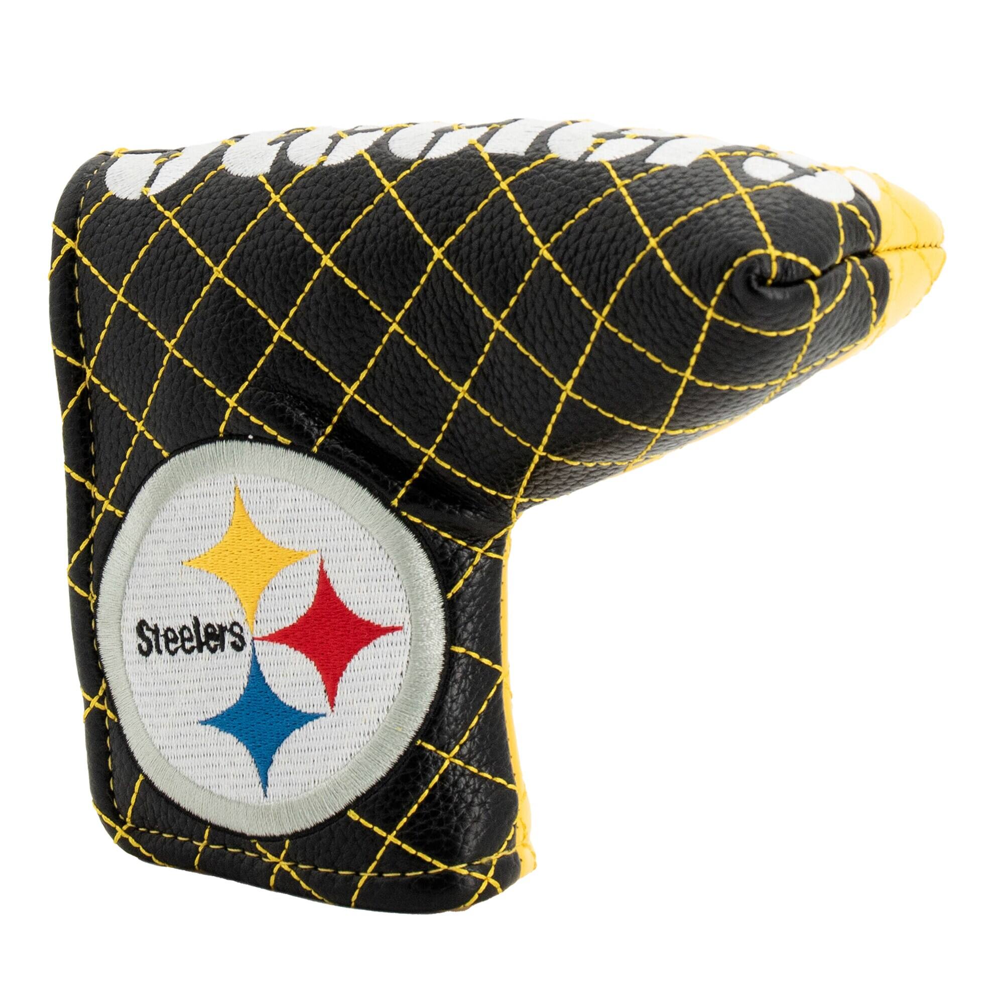 Team Golf Pittsburgh Steelers Quilted Blade Putter Cover Multicolor ...