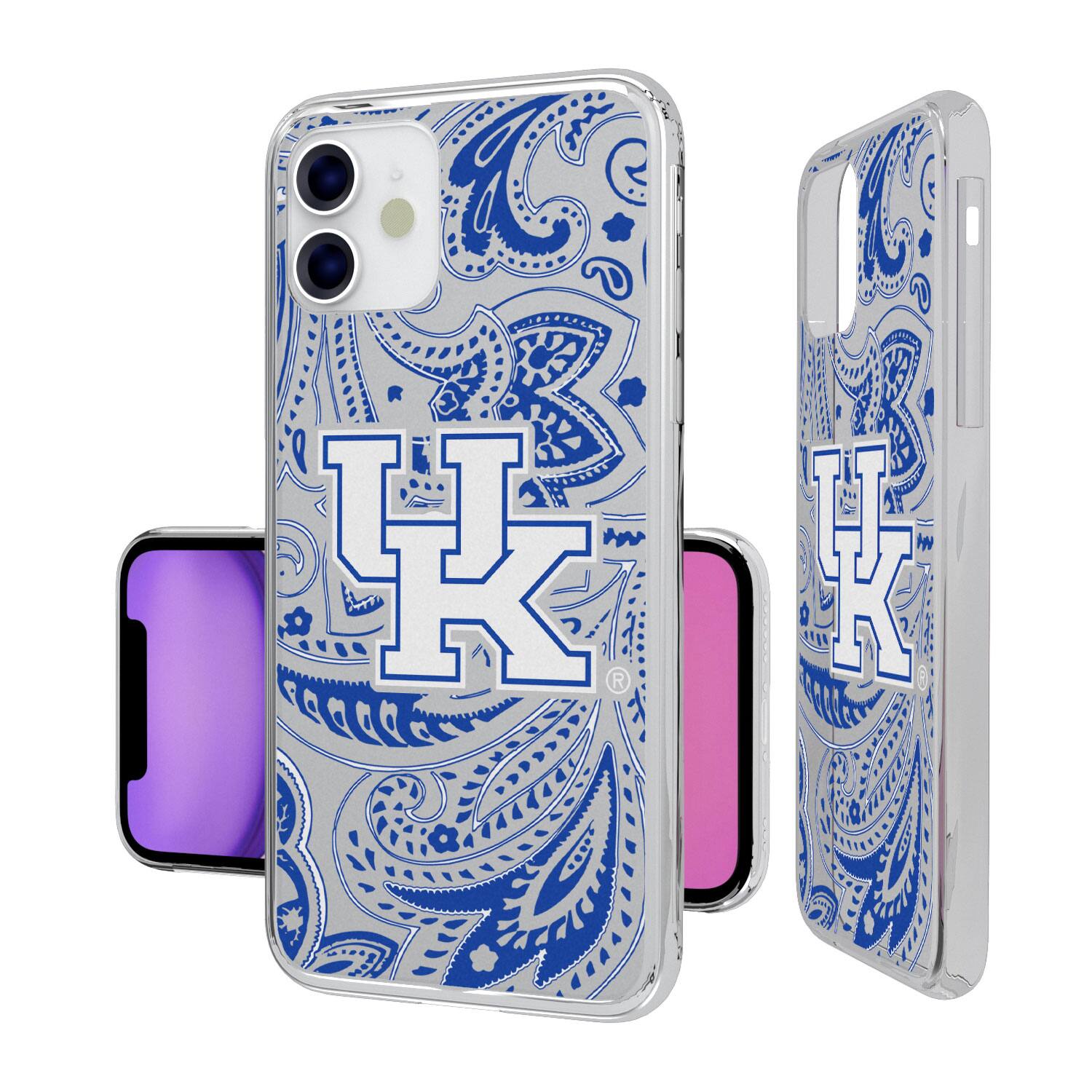 Keyscaper NCAA Kentucky Wildcats iPhone Paisley Design Clear Case 14 ...