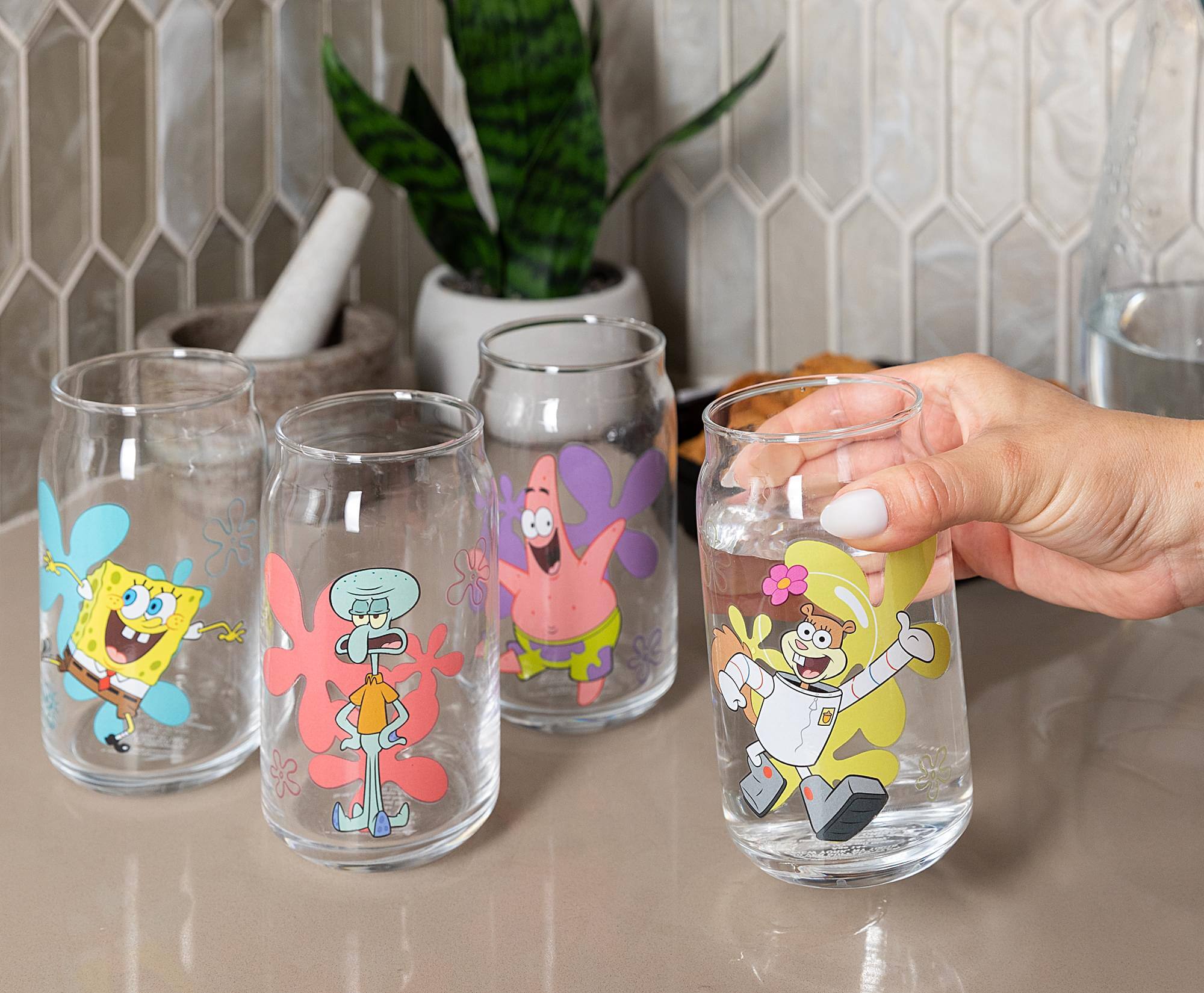 Silver Buffalo Nickelodeon SpongeBob SquarePants Characters Can Shaped ...