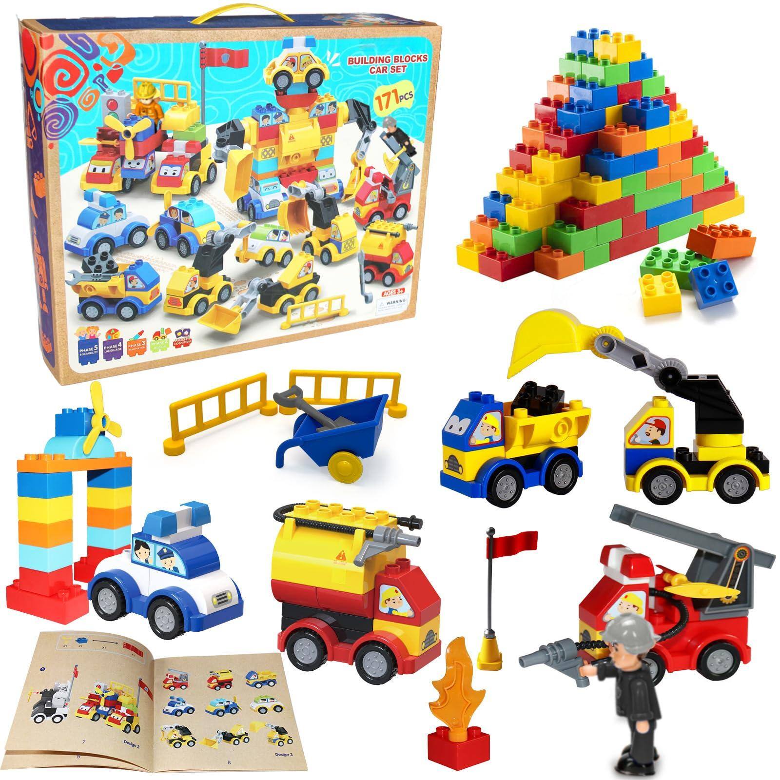 Leash Valley Building Blocks For Car Set Classic Bricks Compatible With ...