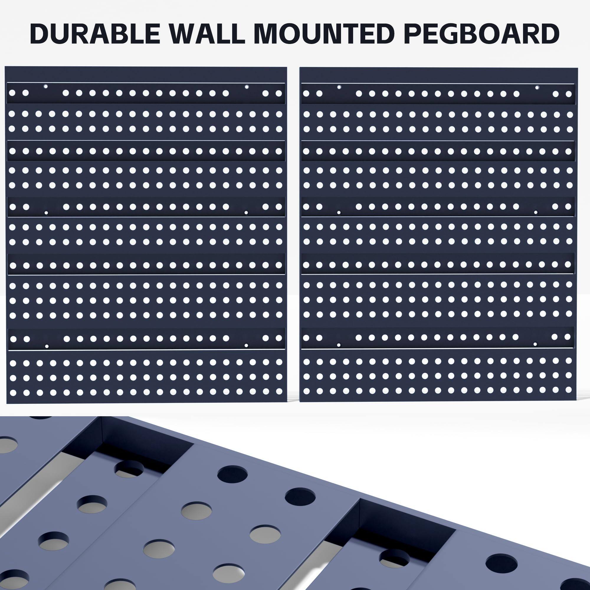 Dazzling Pops KJE Wall Mounted Storage Bins, Plastic Tool Organizer for ...