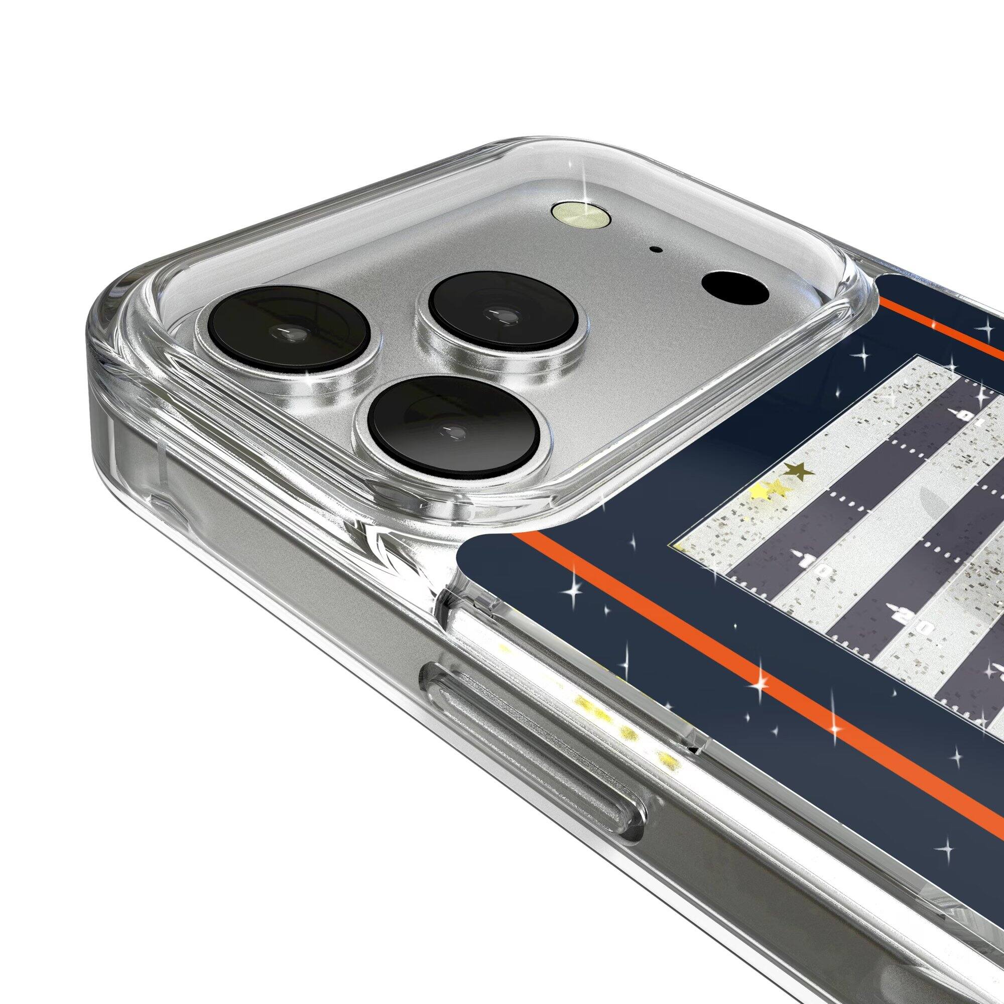 Keyscaper NFL Chicago Bears iPhone Field Design Glitter Case 16 Pro Max ...