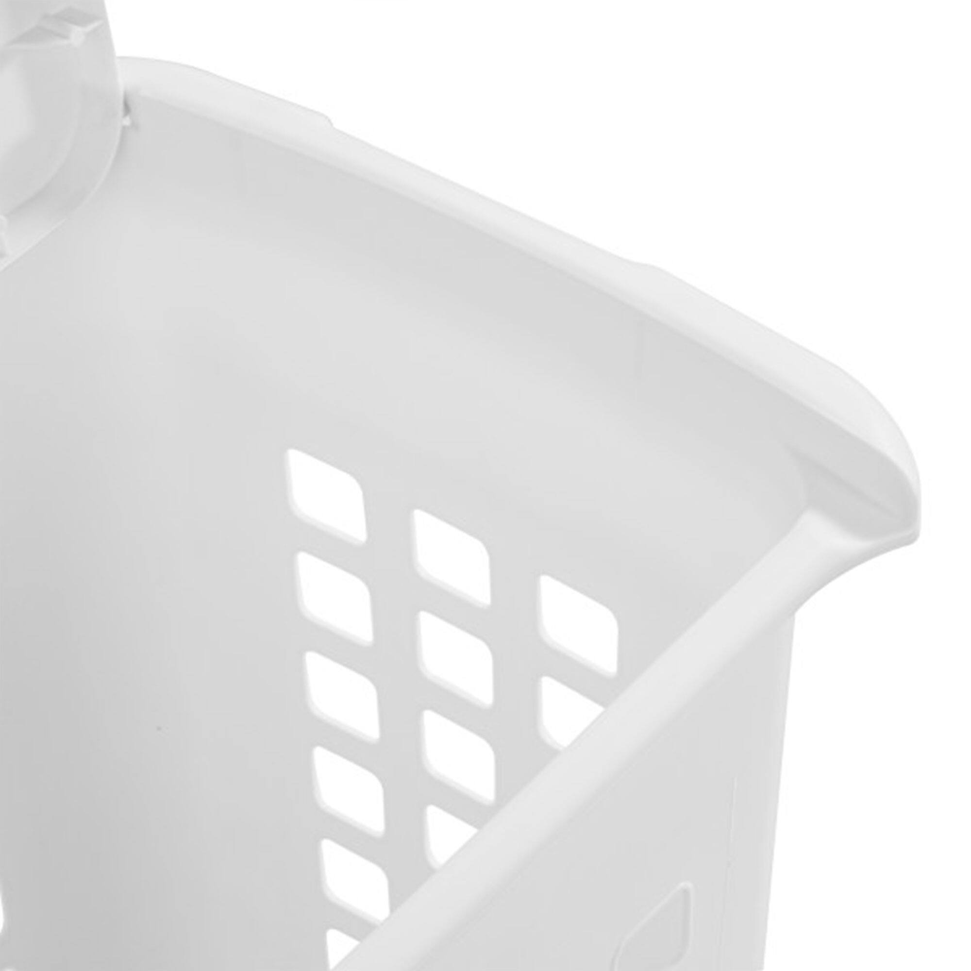 Sterilite Rectangular LiftTop Plastic Laundry Hamper Basket Bin w/ Lid ...