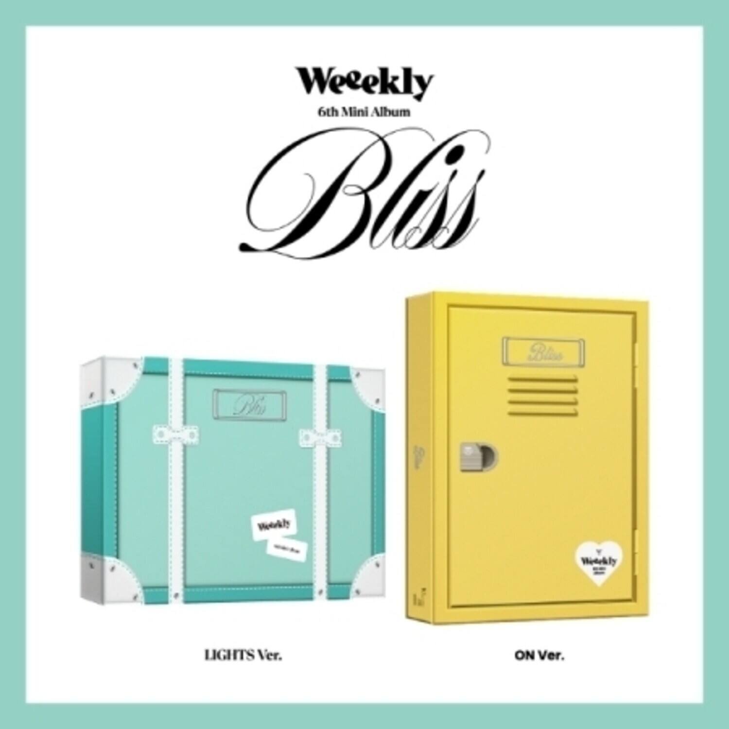 Weeekly Bliss Random Cover 72pg Photobook, Envelope, Sticker, Mini ...