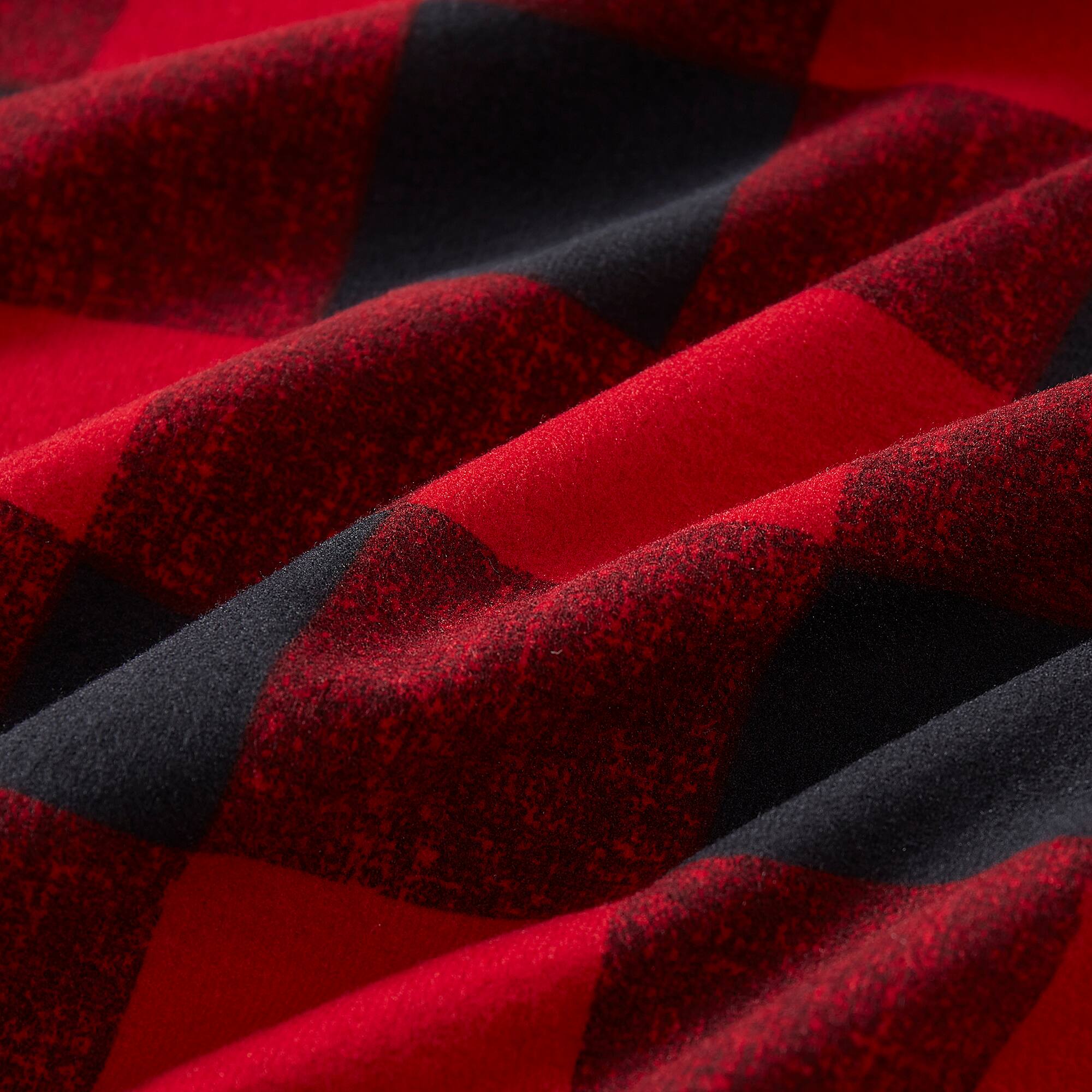 Sweet Home Collection Buffalo Plaid Printed Extra Deep Pocket Flannel ...