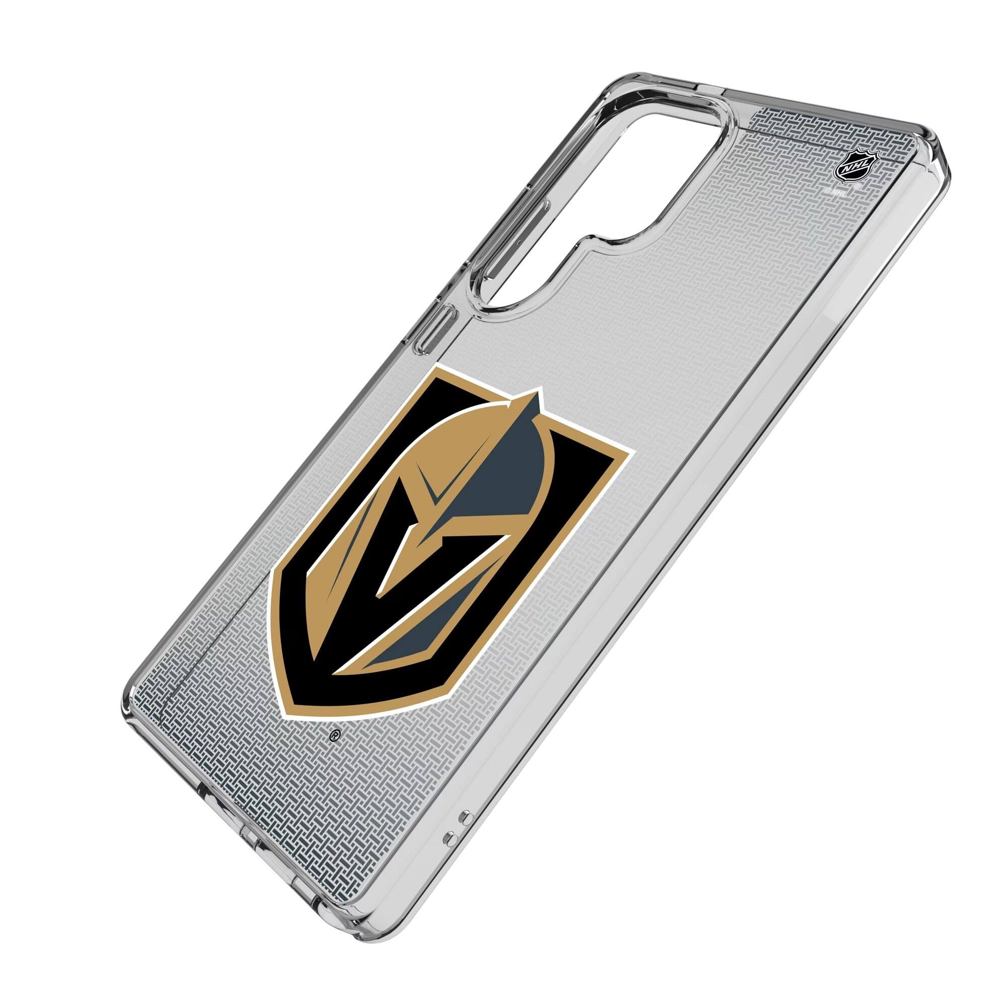 Keyscaper NHL Vegas Golden Knights Linen Logo Galaxy Clear Case S24 ...