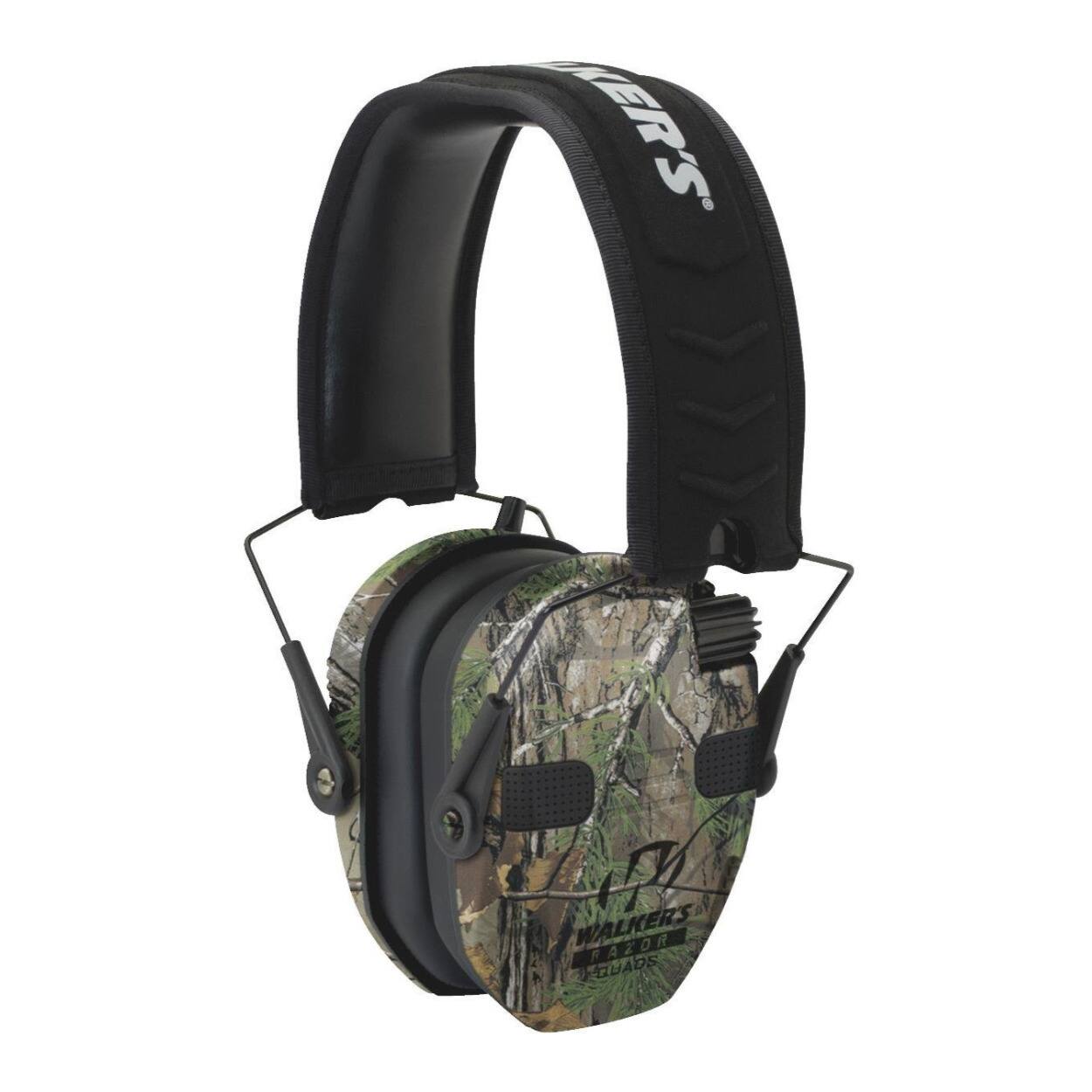 Walker’s Walker's Razor Slim Electronic Quad Shooting Muffs, Camo Realtree Xtra GWP-RSEQM-CMO ...