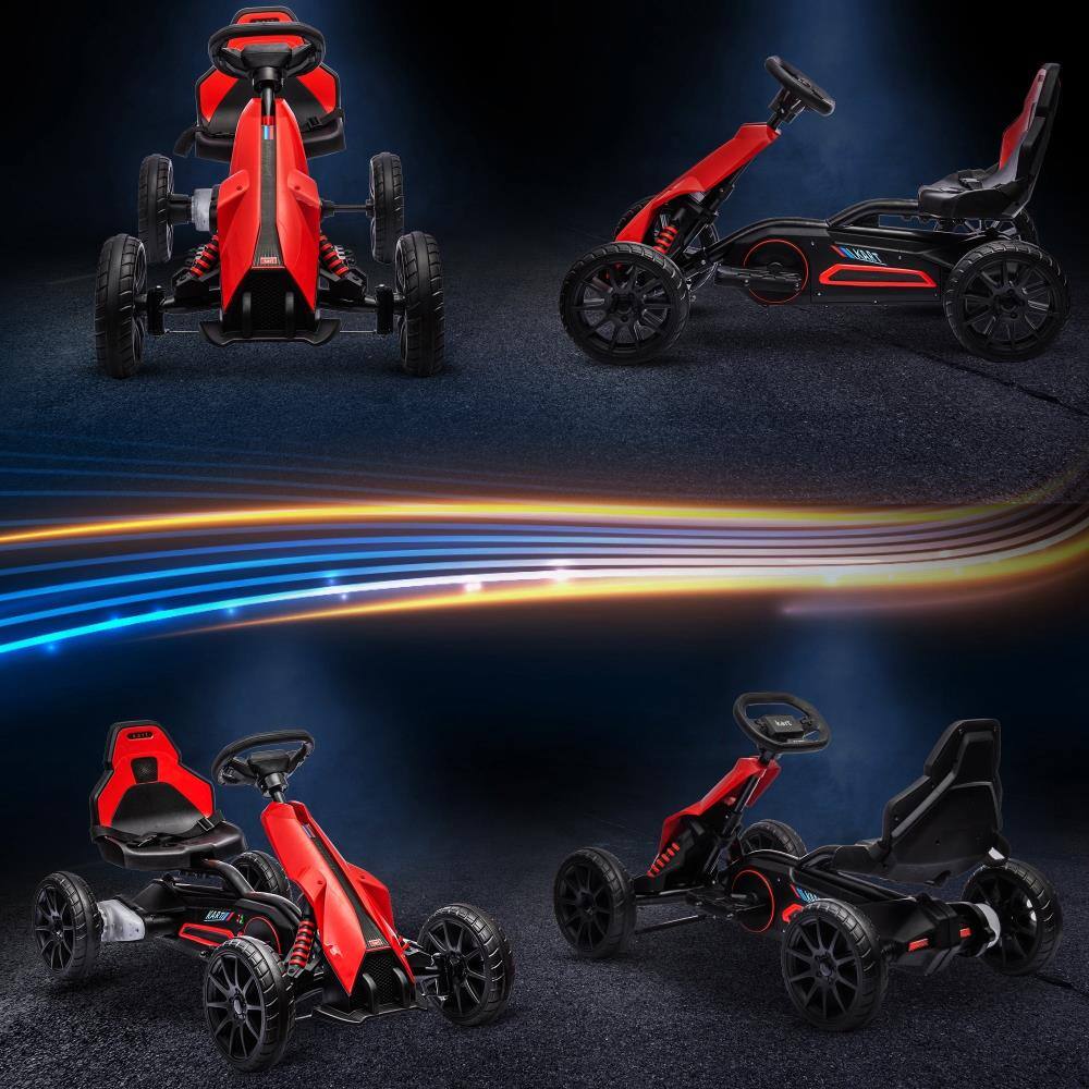 BreeBe Aosom 12V Electric Go Kart for Kids, Outdoor ride on Toy with ...