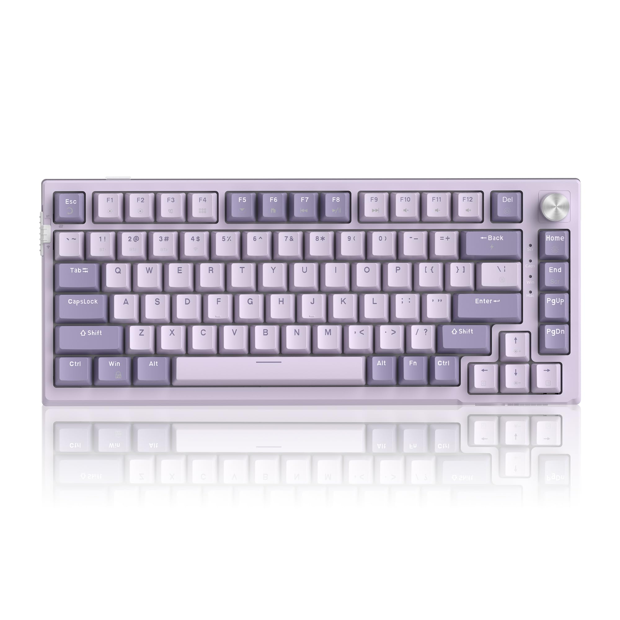 Empire DigiLabs Sky81 Mechanical Gaming Gasket Hot Swappable Wired With Sound Dampening Knob ...