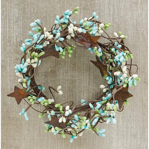 BreeBe Pip Berry Ring With Rusty Stars Seabreeze 4" Multicolor FT1038SB ...