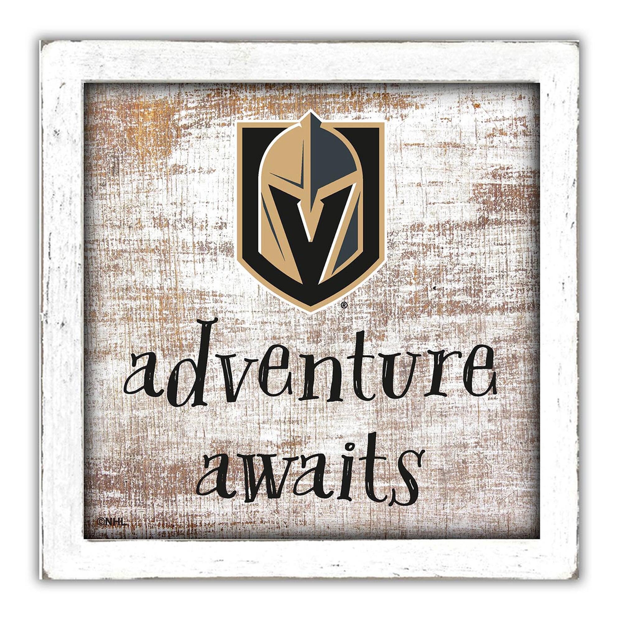 Fan Creations Vegas Golden Knights 14'' x 13'' Adventure Awaits Money ...