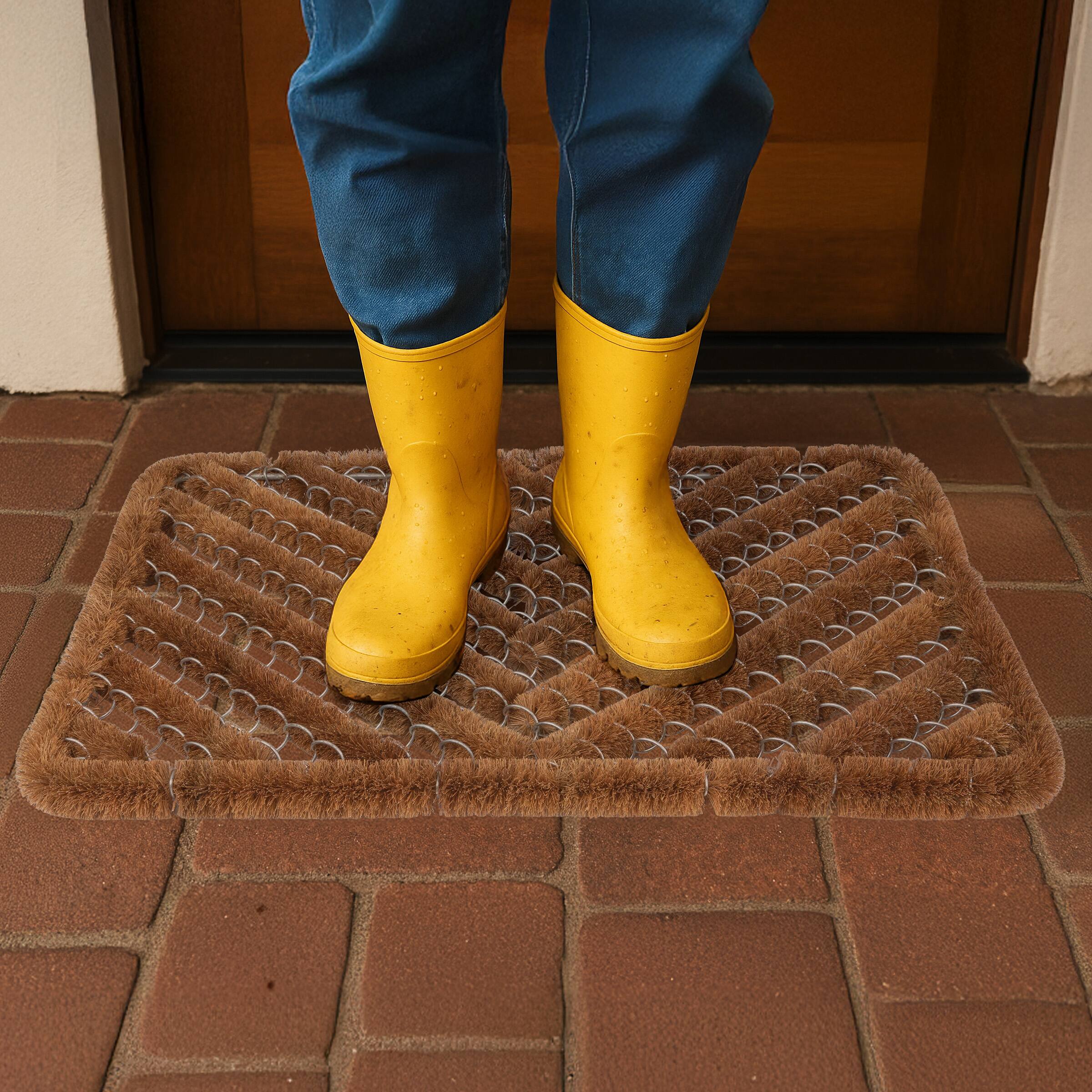 Kings County Tools 23x17.5in Natural Coir Doormat Brown GW66C01-02 ...