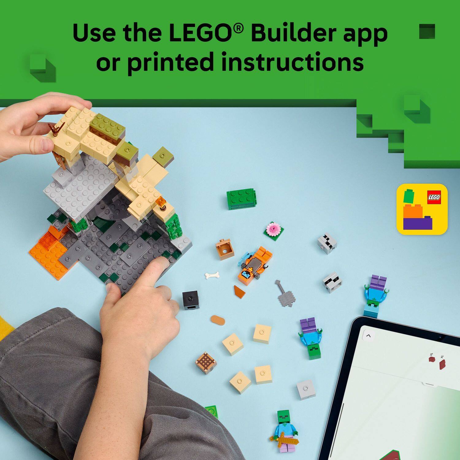 LEGO Minecraft Zombie Dungeon Building Toy 21587 6585527 - Best Buy