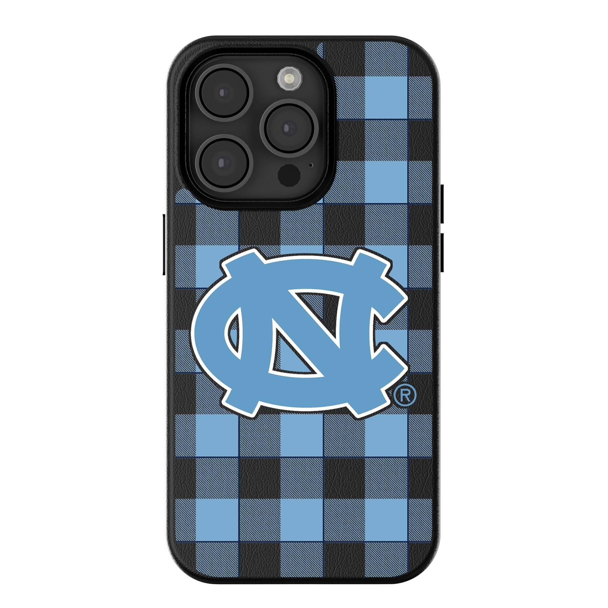 Keyscaper NCAA North Carolina Tar Heels Plaid Magnetic Bump iPhone Case ...