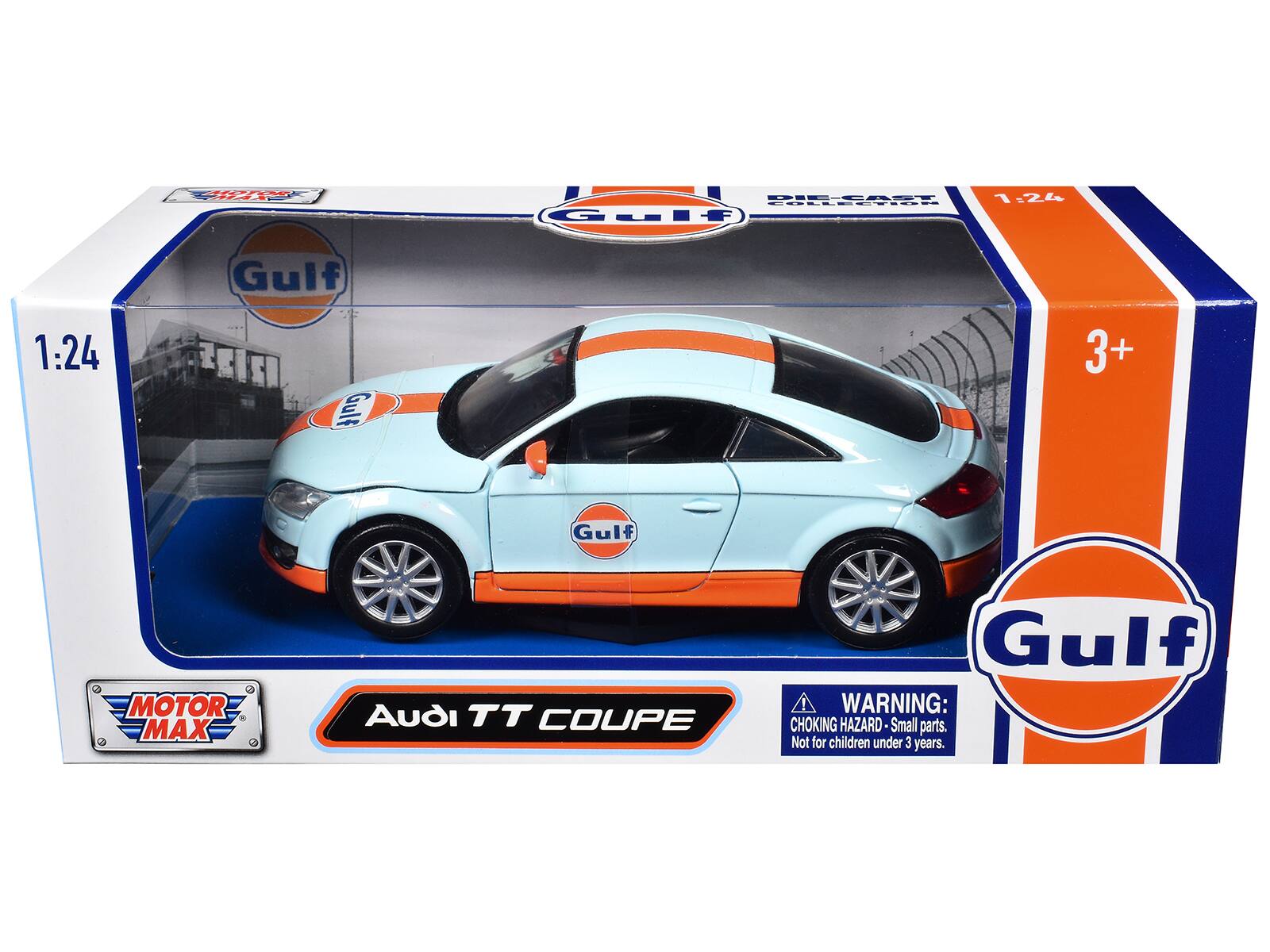 Audi TT Coupe "Gulf Oil" Stripes "Gulf Die Cast Collection" 1/24 ...