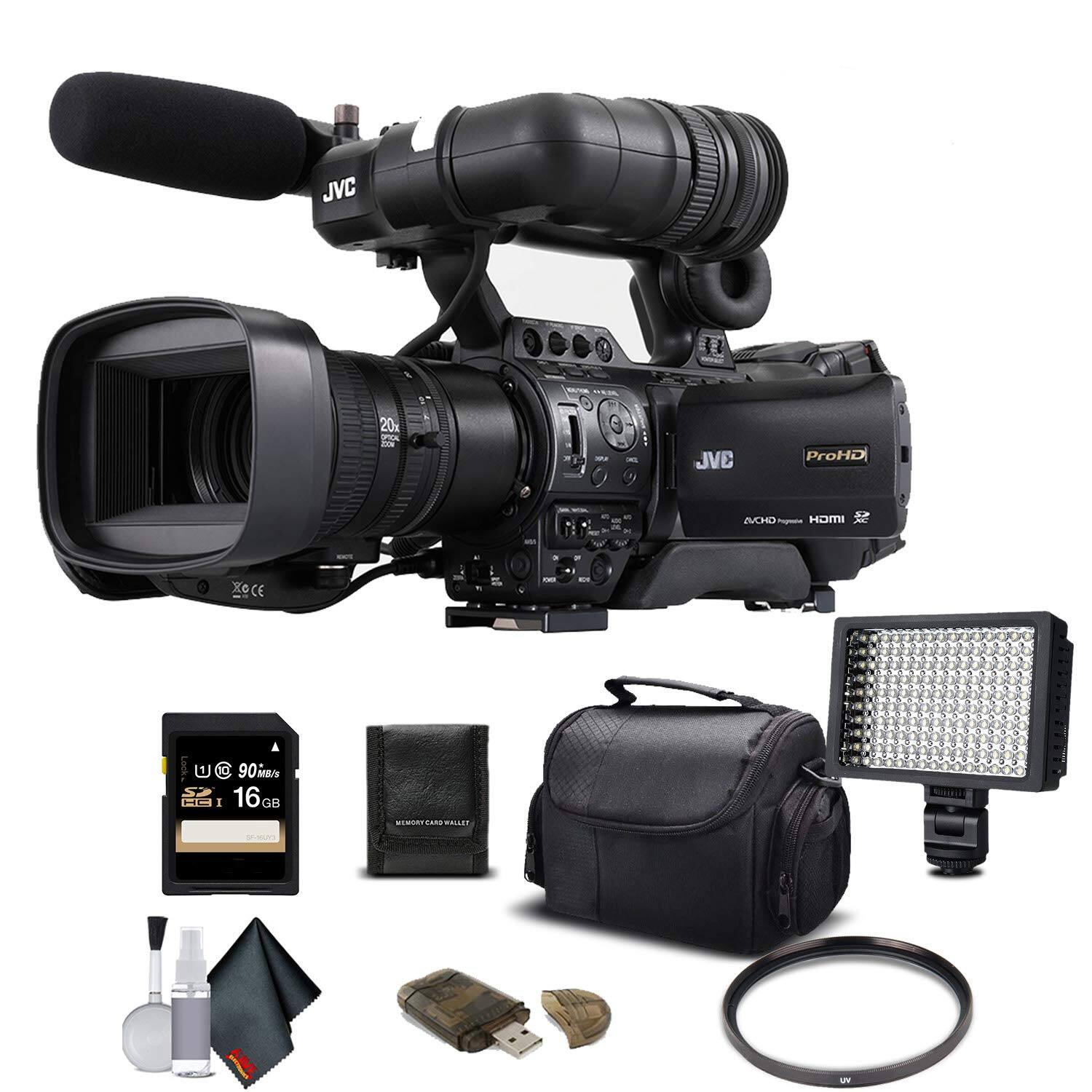 JVC GY HM850U ProHD Compact Shoulder Mount Camera with Fujinon 20x Lens ...