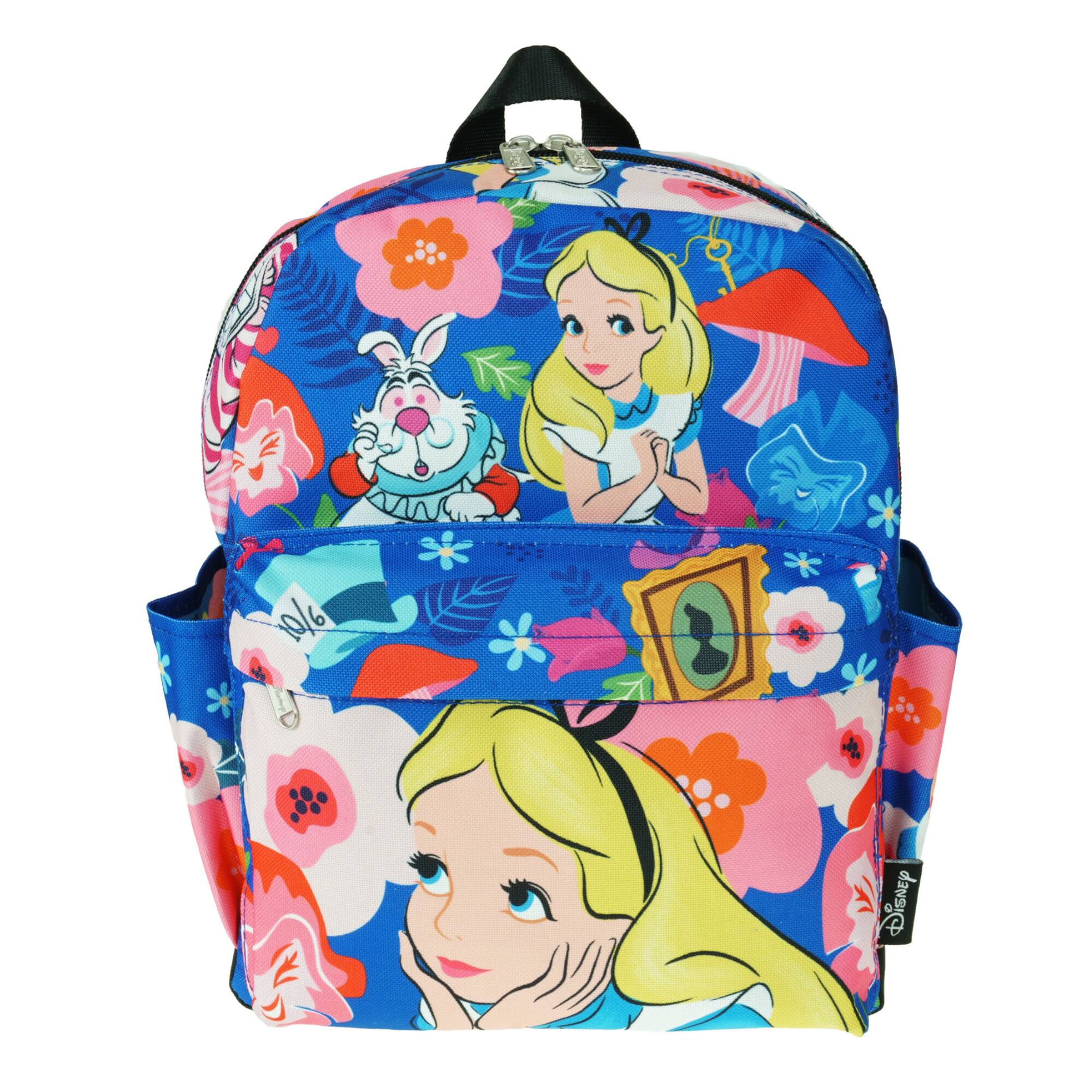 UPD Disney Alice In Wonderland 12" Multicolor Polyester School Backpack ...