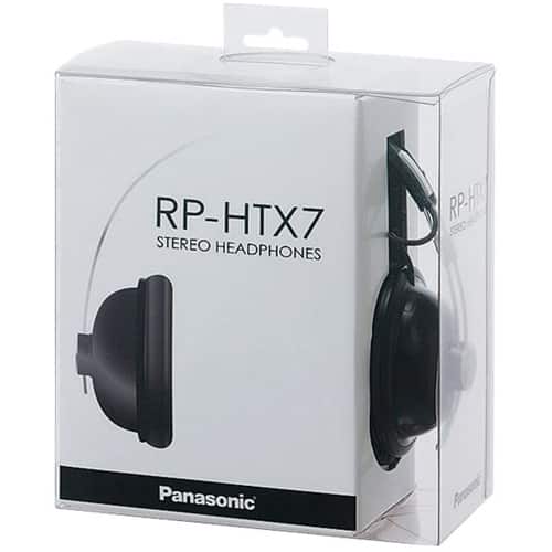 Customer Reviews: Panasonic Over-the-Ear Headphones Black RP-HTX7-K1 ...