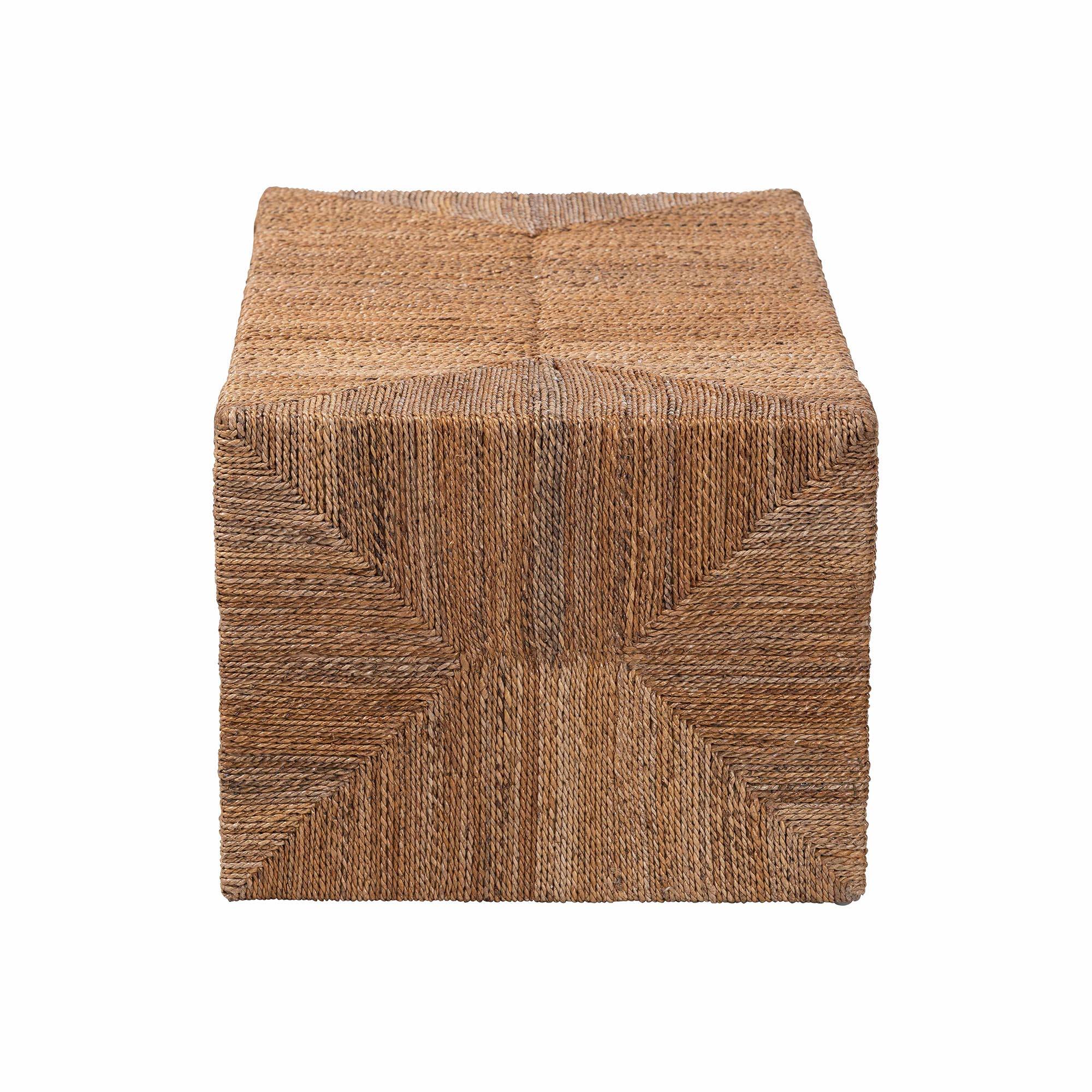 bali & pari Liza Rectangle Seagrass Coffee Table Handwoven Natural ...