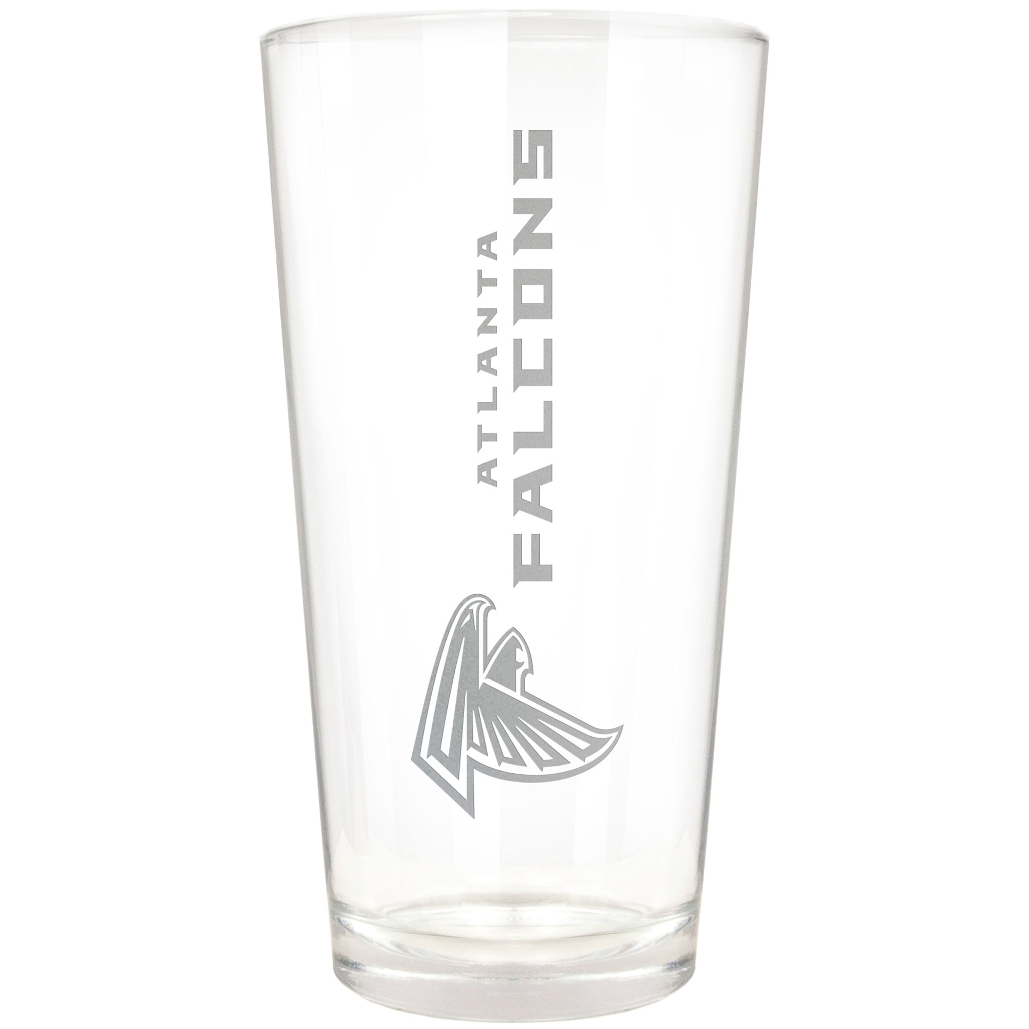 Great American Products Atlanta Falcons Etched 16oz. Vertical Rally Cry ...