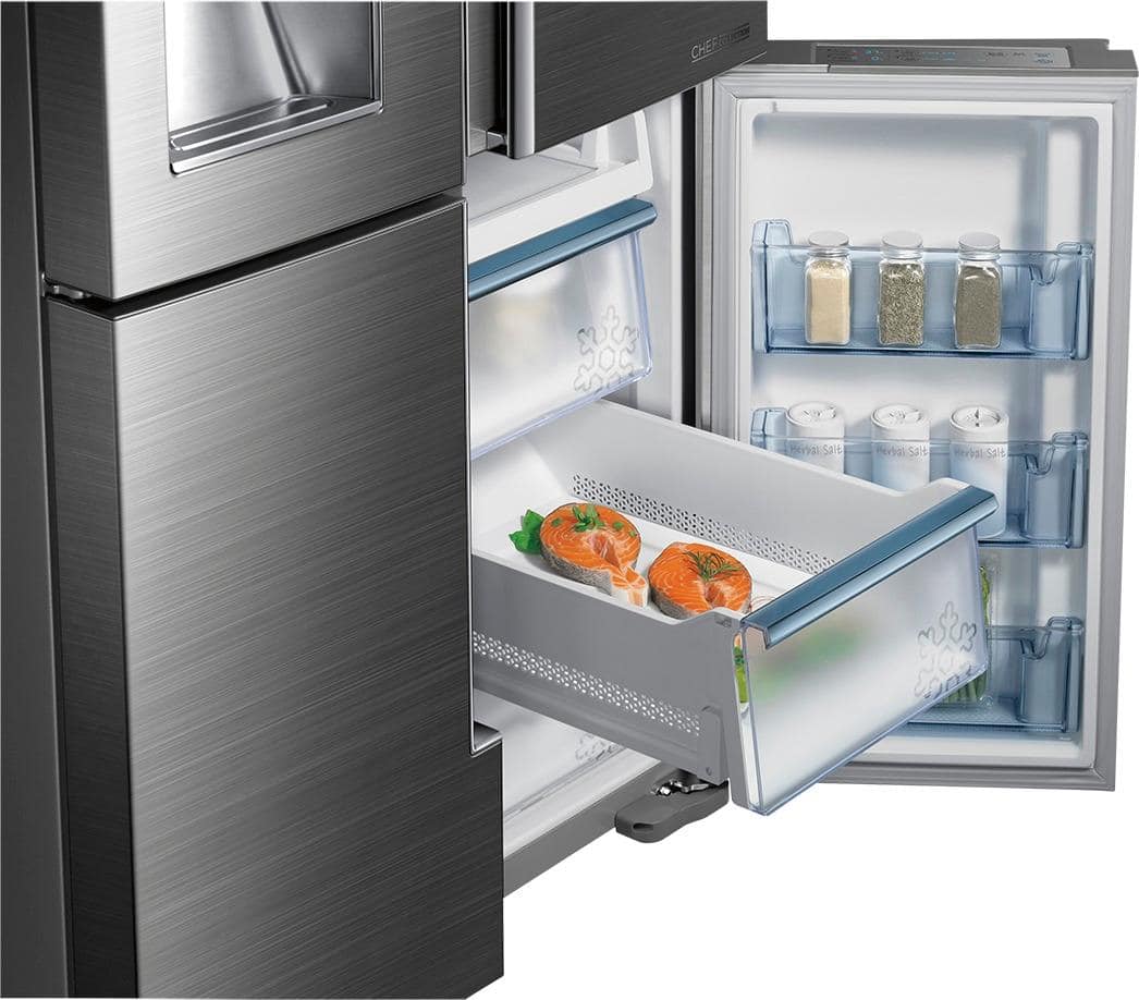 Best Buy: Samsung Chef Collection 34.3 Cu. Ft. 4-Door Flex French Door ...