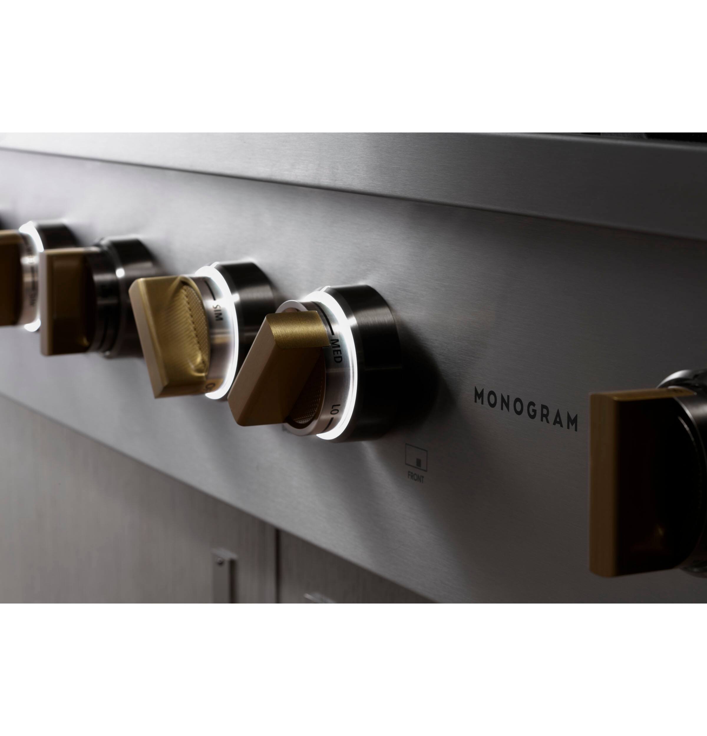 Monogram 36" Built In Gas Cooktop with 6 Burners and Professional ...