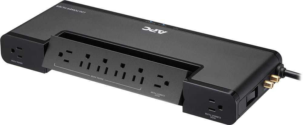 Best Buy: APC 8-Outlet Surge Protector Black C20B