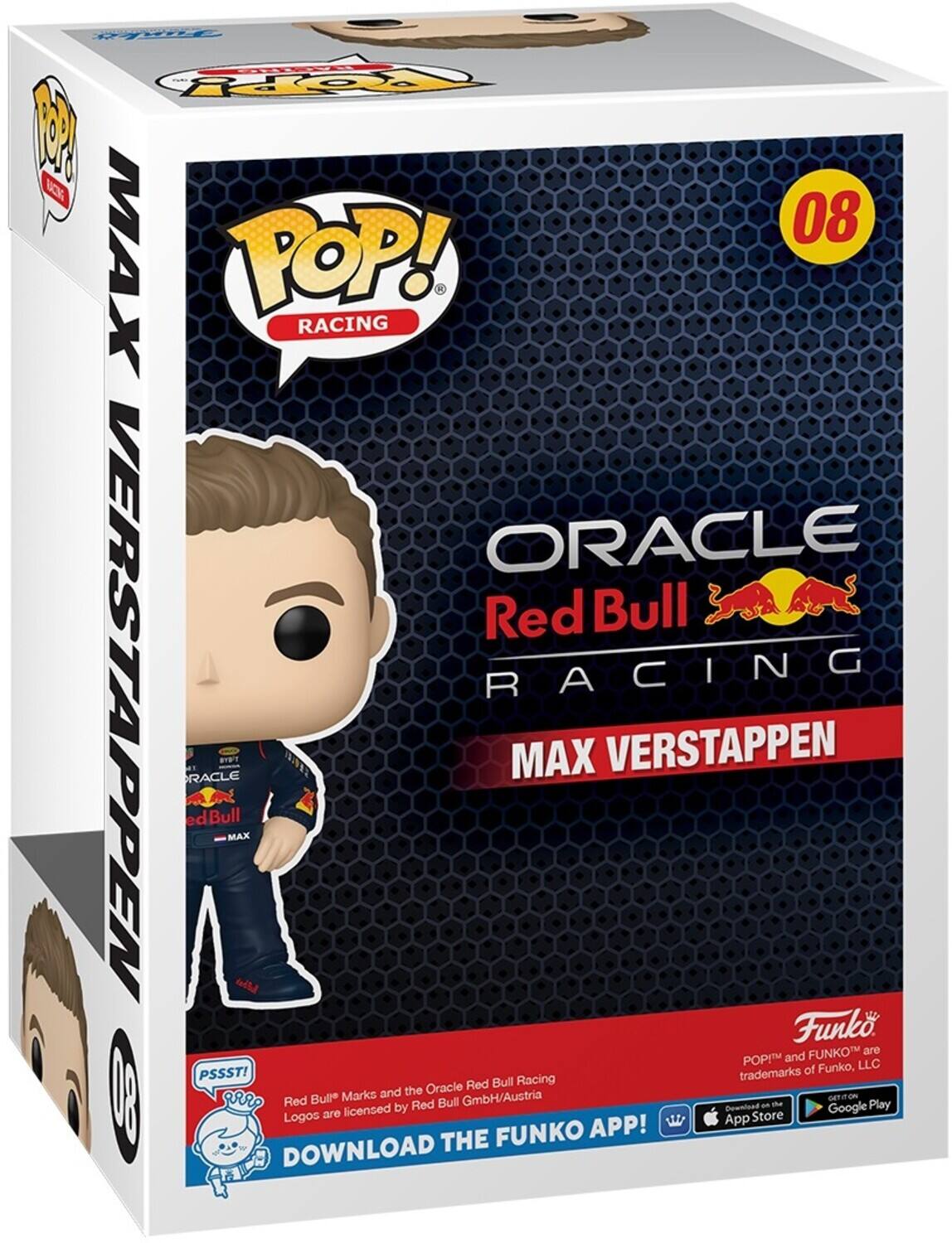 Funko POP! Racing: Racing Max Verstappen with Helmet Collectibles ...