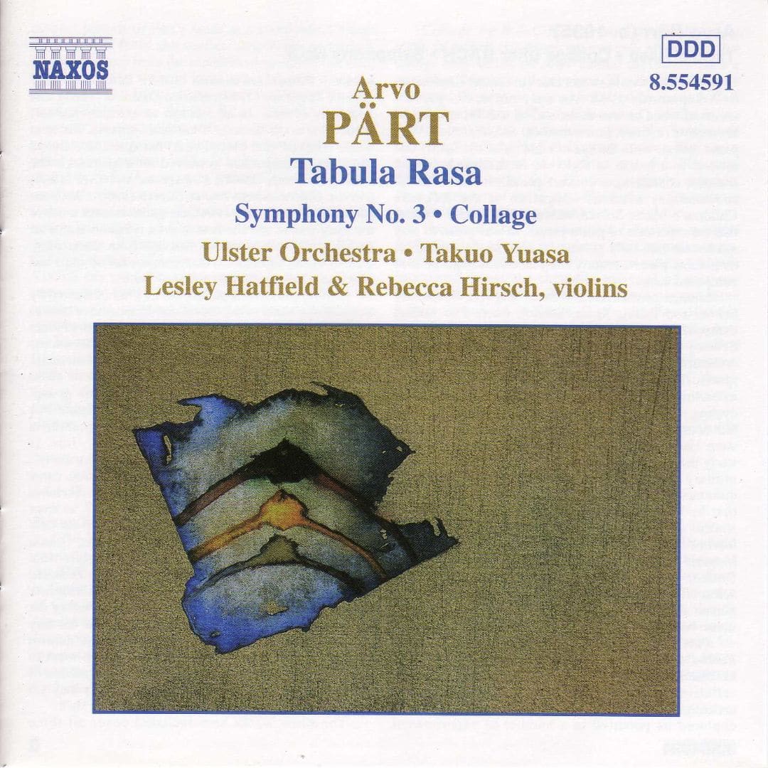 Best Buy: Arvo Pärt: Tabula Rasa; Symphony No. 3; Collage [CD]