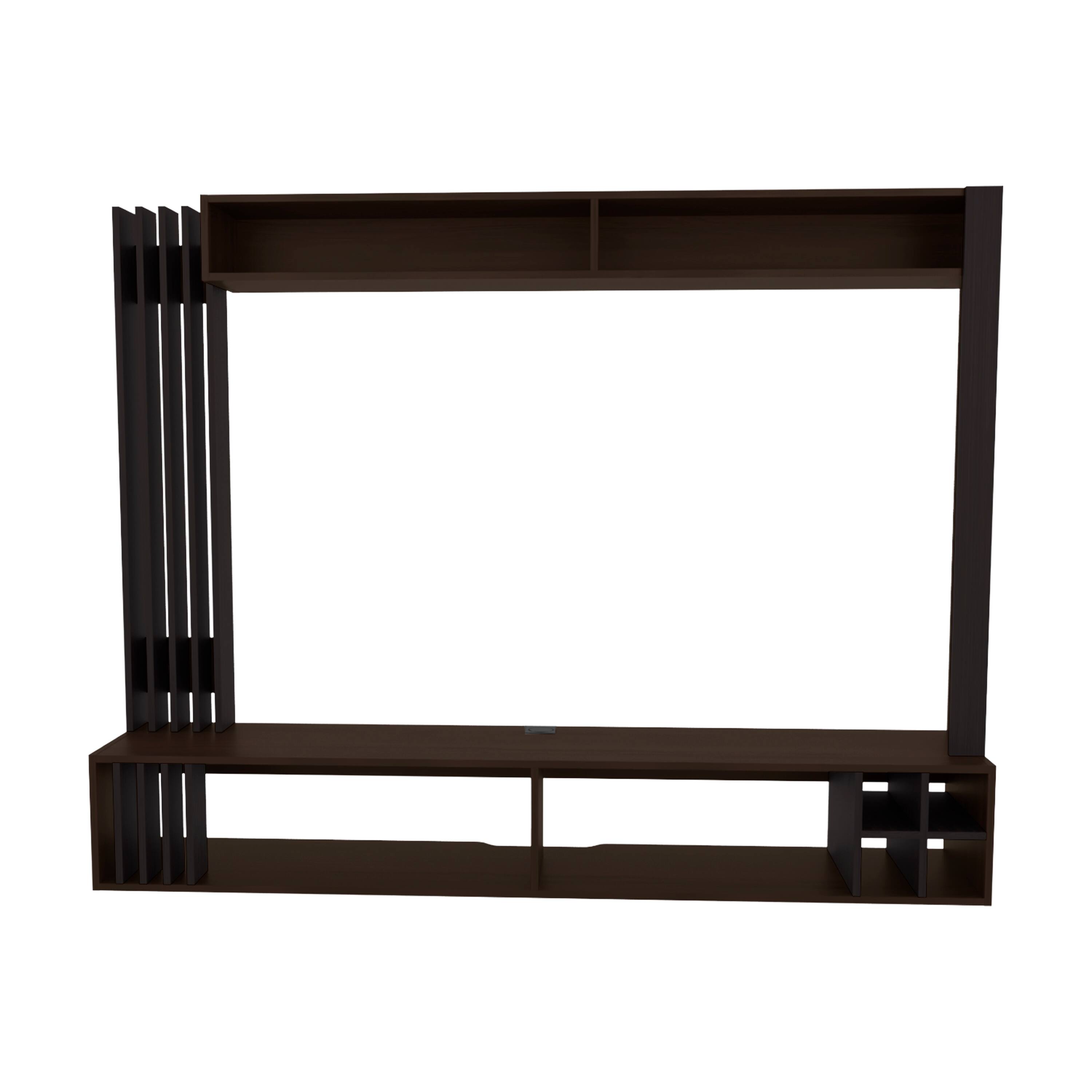 APRILSOUL Bremmen Entertainment Center Open Shelves Tv Panel Storage ...