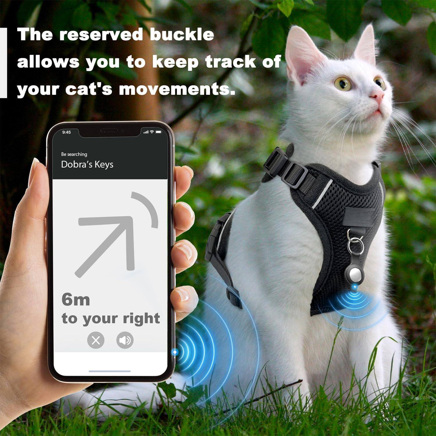 Paradigms Interiors Cat Harness And Leash For Walking Adjusted In Four ...