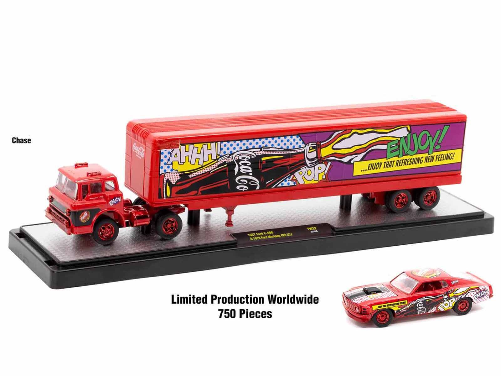 M2 Auto Haulers "Coca Cola" Set of 3 pieces Release 32 Limited Edition ...