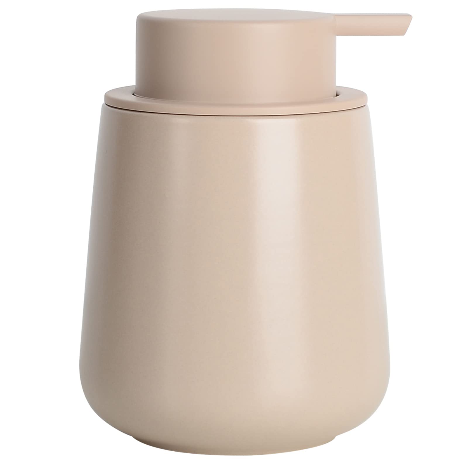 Dapper Styles Hand Soap Dispenser Ceramic Dish For Bathroom Refillable ...