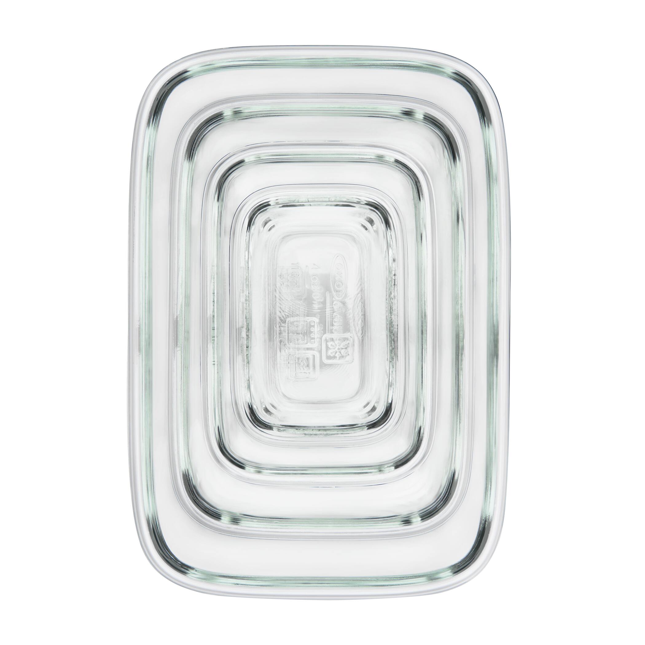 Customer Reviews: OXO Good Grips 8 Piece Smart Seal Glass Rectangular ...