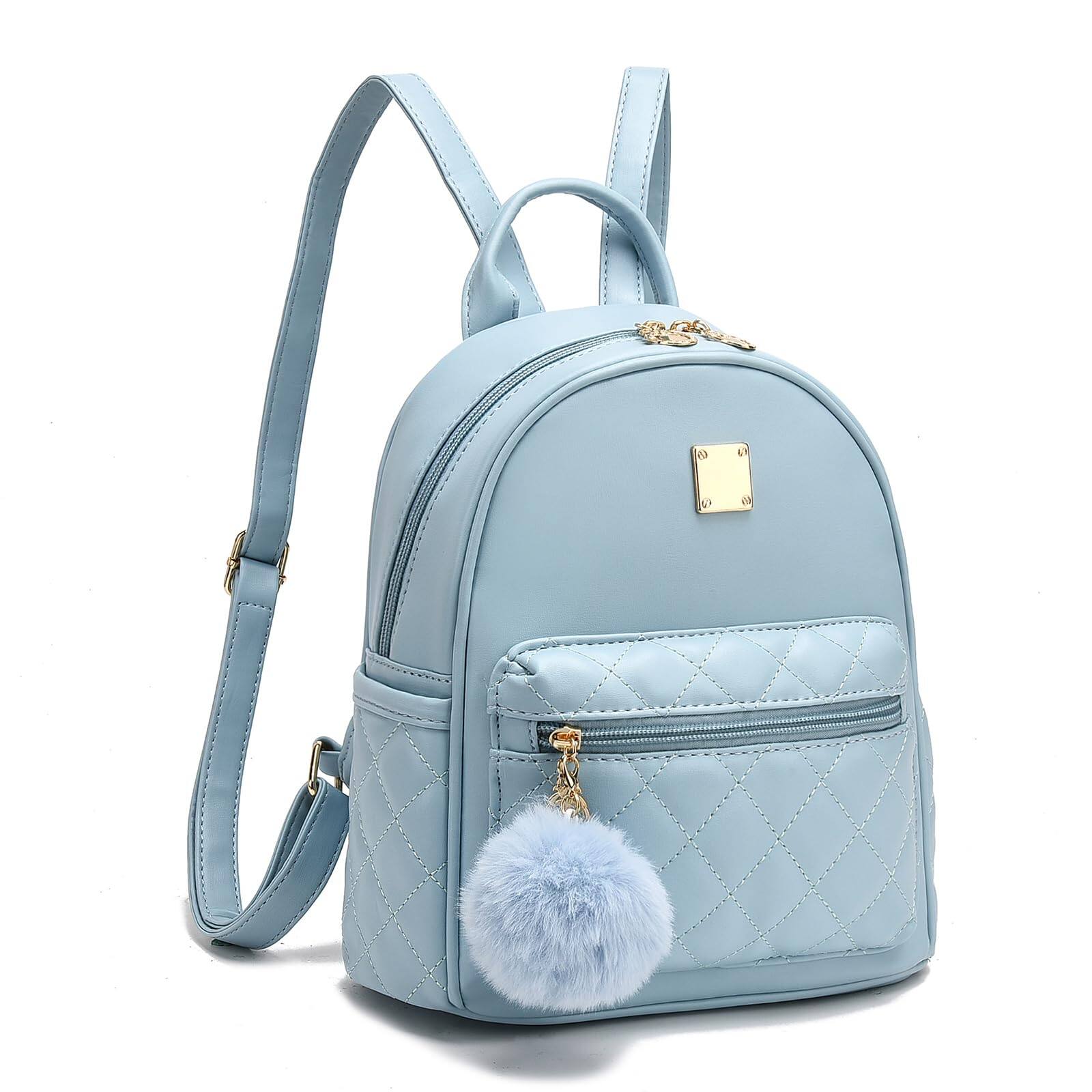 Cozy Serene Fashion Mini Backpack Purse Small Cute Plaid Leather Women ...