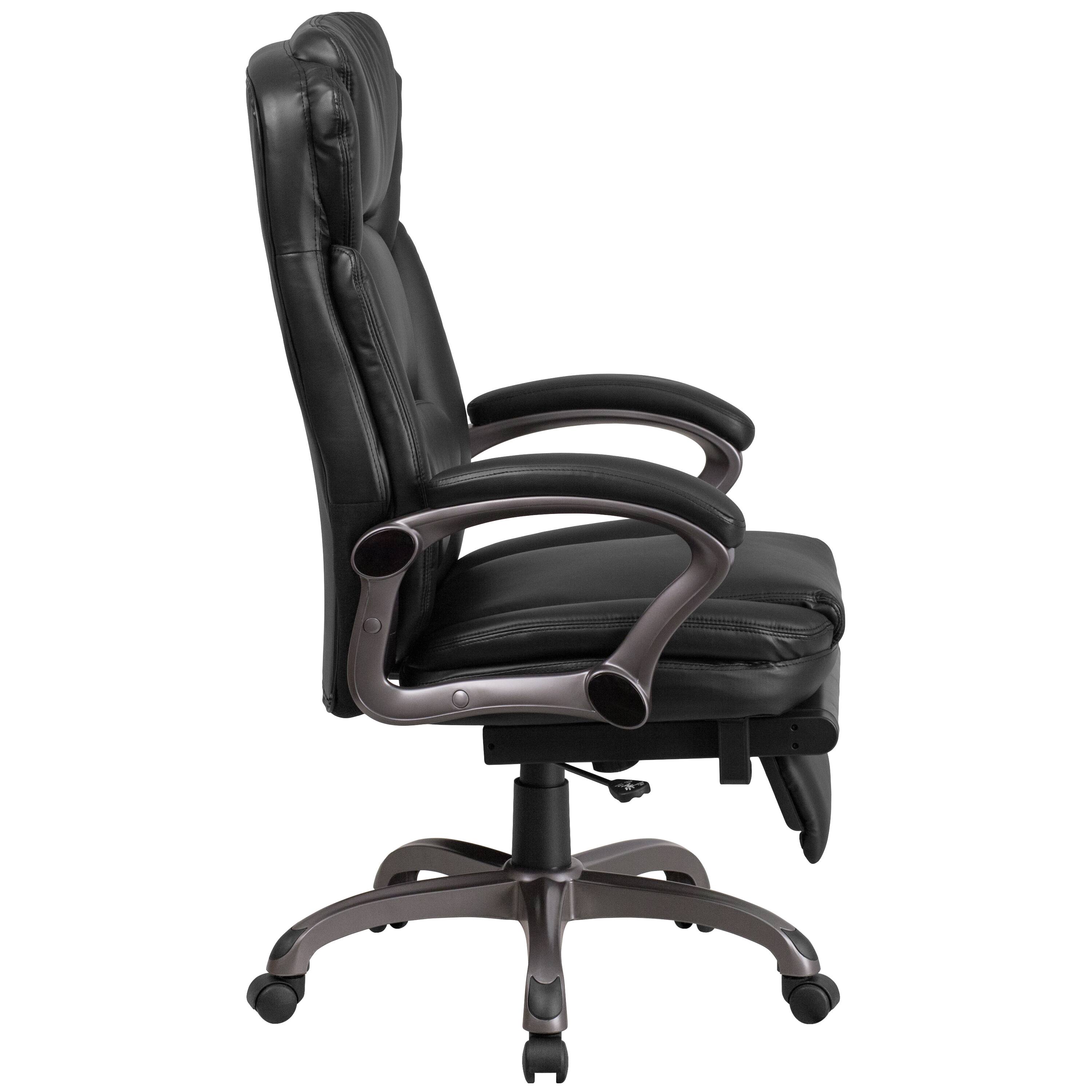 Emma + Oliver High Back Leather Executive Reclining Swivel Office Chair ...