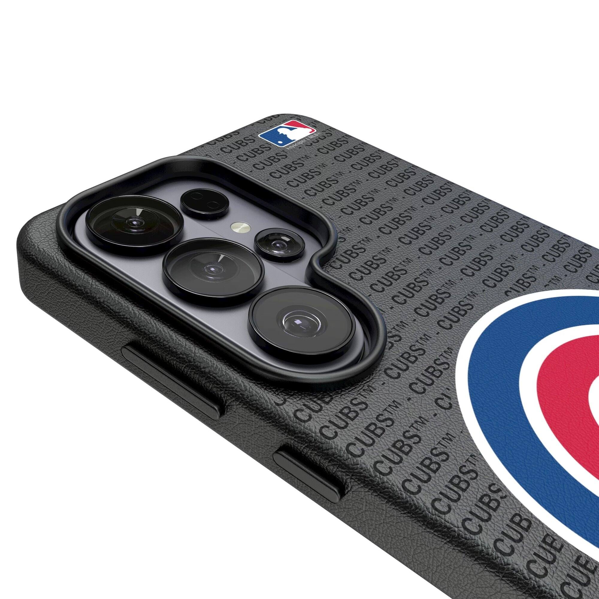 Keyscaper MLB Chicago Cubs Text Backdrop Galaxy Magnetic Bump Case S24 ...