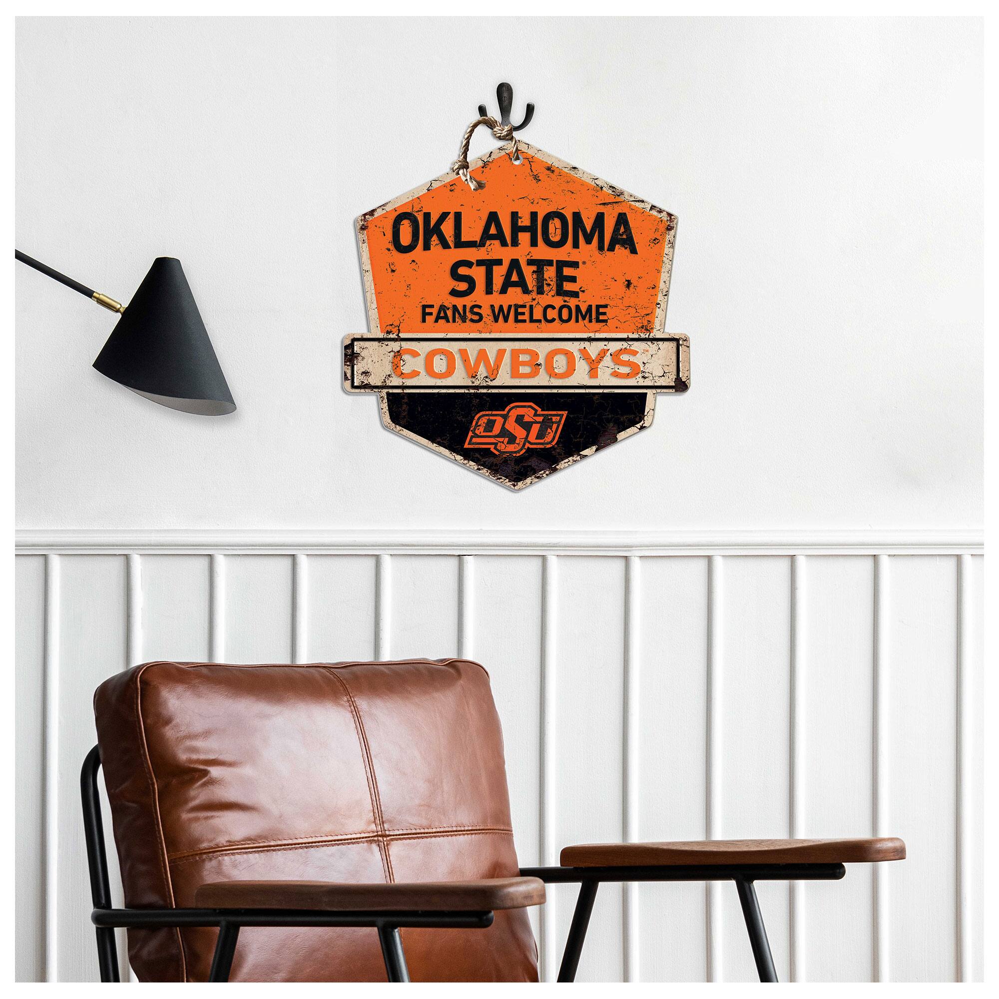 Jardine Oklahoma State Cowboys Fans Welcome Sign Orange 4941543 - Best Buy