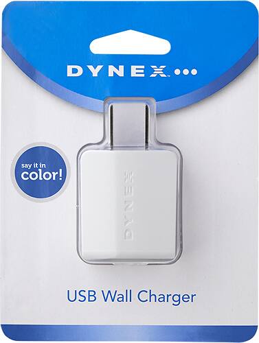 Best Buy: Dynex™ USB Wall Charger Blue DX-6W1U