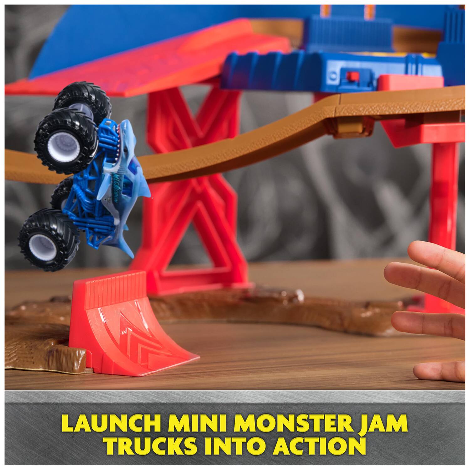 Monster Jam Supercharge Speedway Playset 6071089 - Best Buy