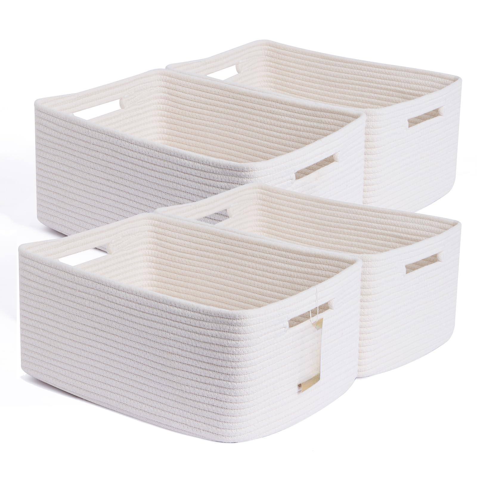 Dapper Styles Storage Baskets For Organizing Closet Shelf Clothes ...