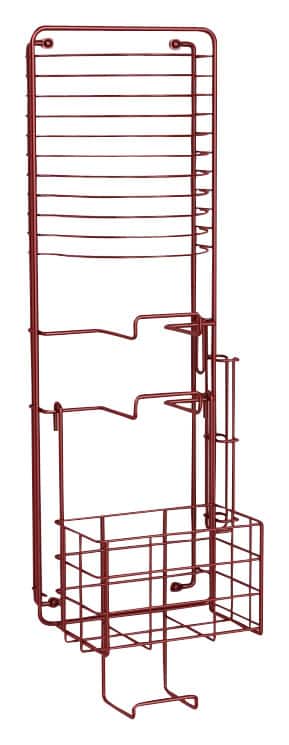 Customer Reviews: Atlantic 10-Game Wall-Mount Game Rack Deep Red ...