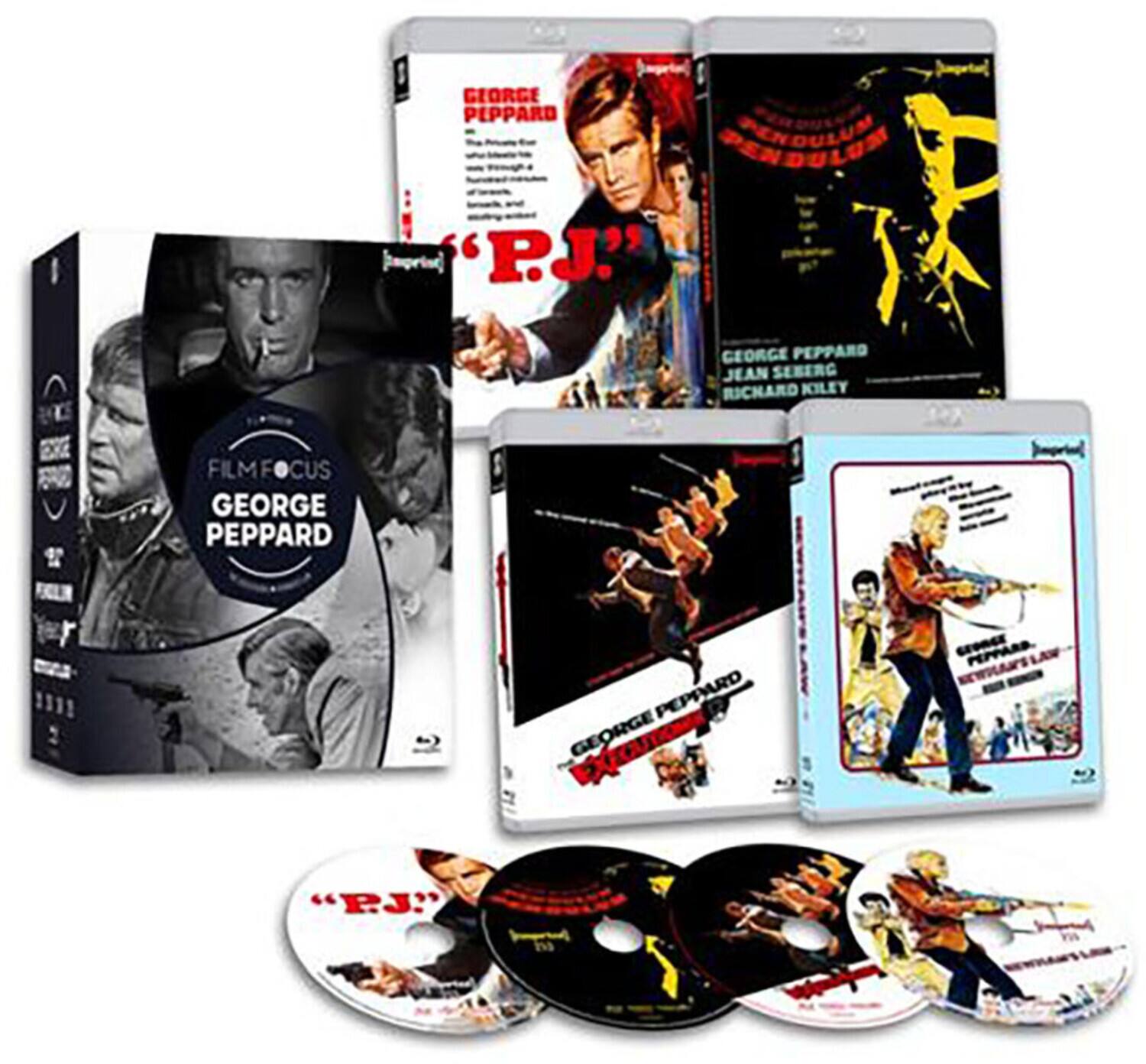 Film Focus: George Peppard (1968 1974) BLU RAY - Best Buy