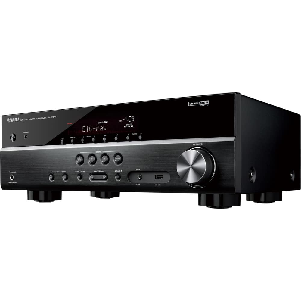 Customer Reviews: Yamaha 500W 5.1-Ch. 4K Ultra HD and 3D Pass-Through A/V Home Theater Receiver ...