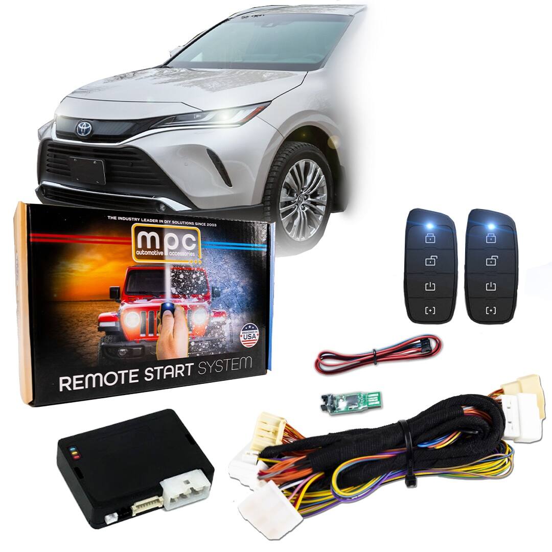 MPC 4 Button Remote Start For 2021 2023 Toyota Venza Hybrid Push To ...