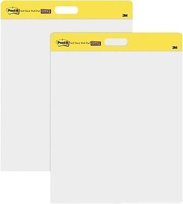 Post it Super Sticky Wall Easel Pad, 20" x 23", 20 Sheets/Pad, 2 Pads ...