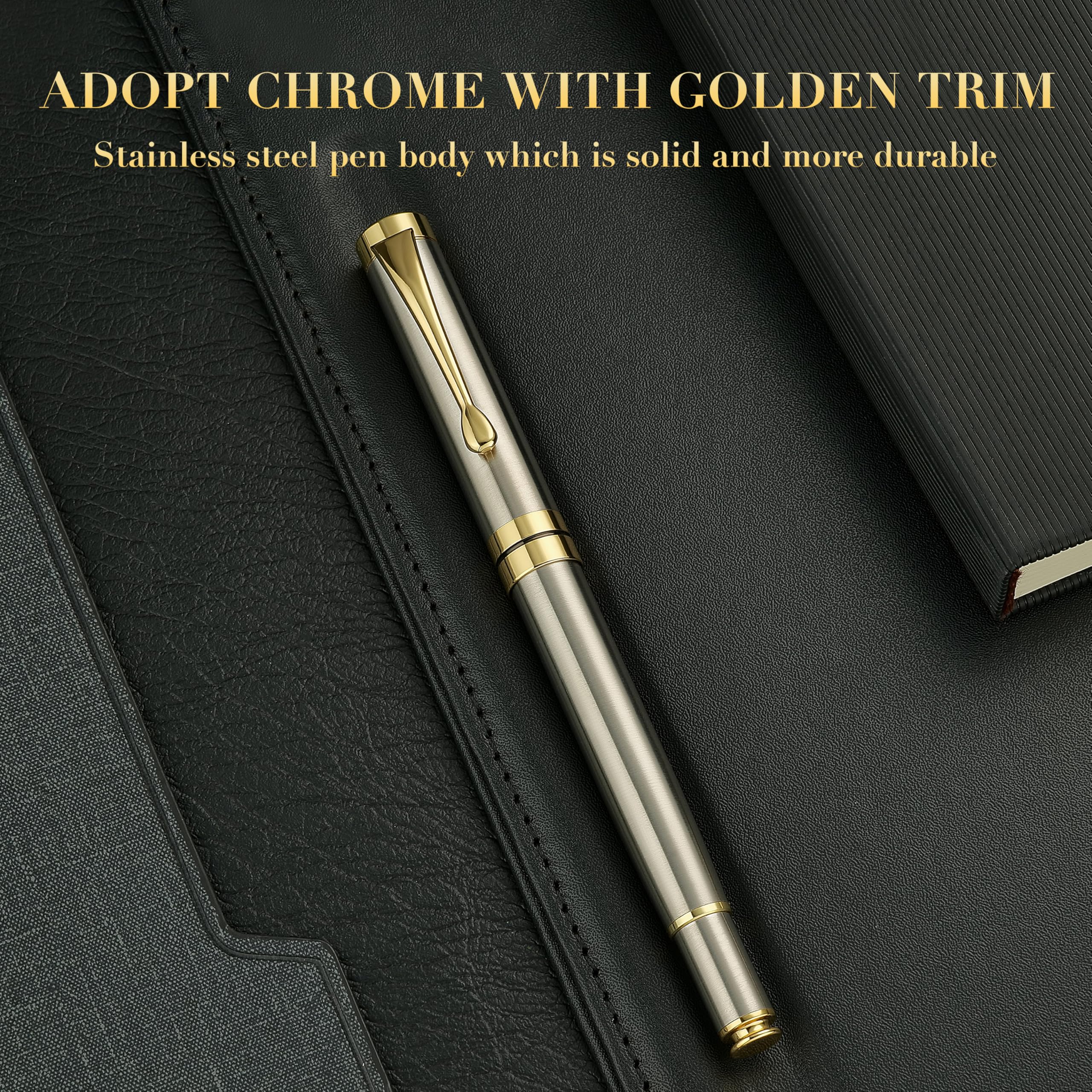 Paradigms Interiors Ballpoint Pens Stunning Chrome Metal Pen With ...