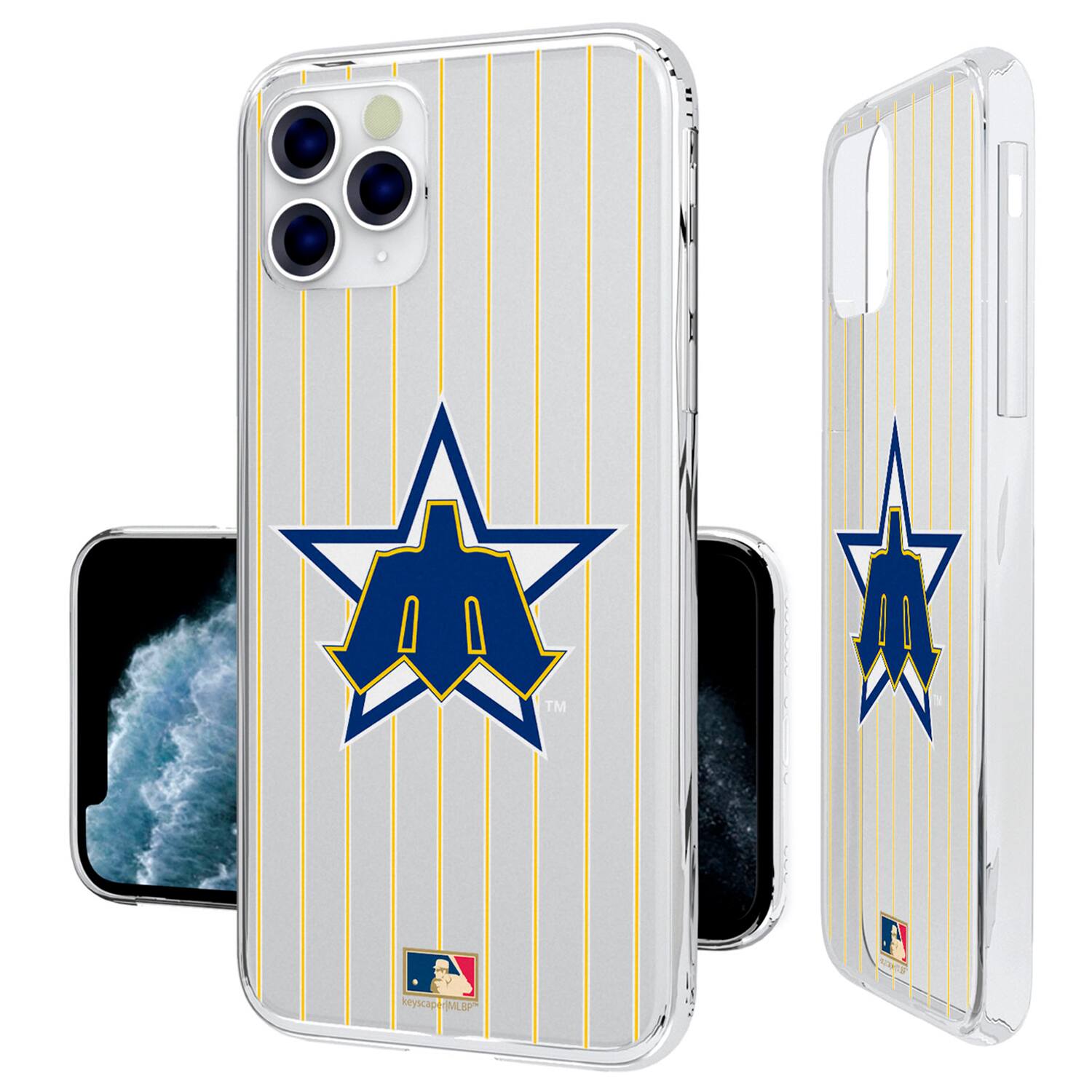 Keyscaper MLB Seattle Mariners Cooperstown Pinstripe iPhone Clear Case ...